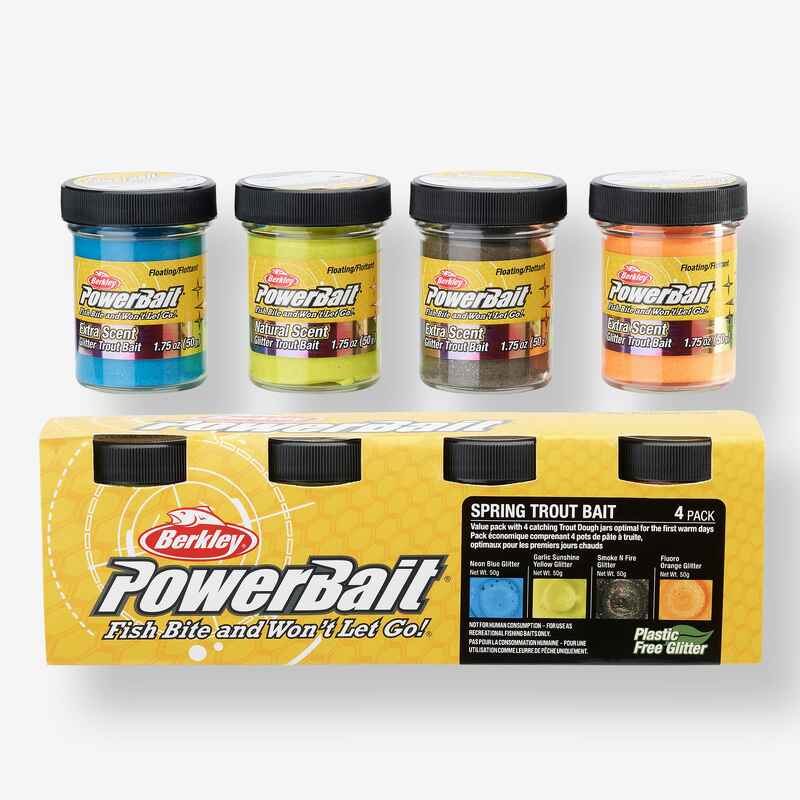 Trout paste pond trout fishing bait Spring Pack 4 Pcs - Decathlon