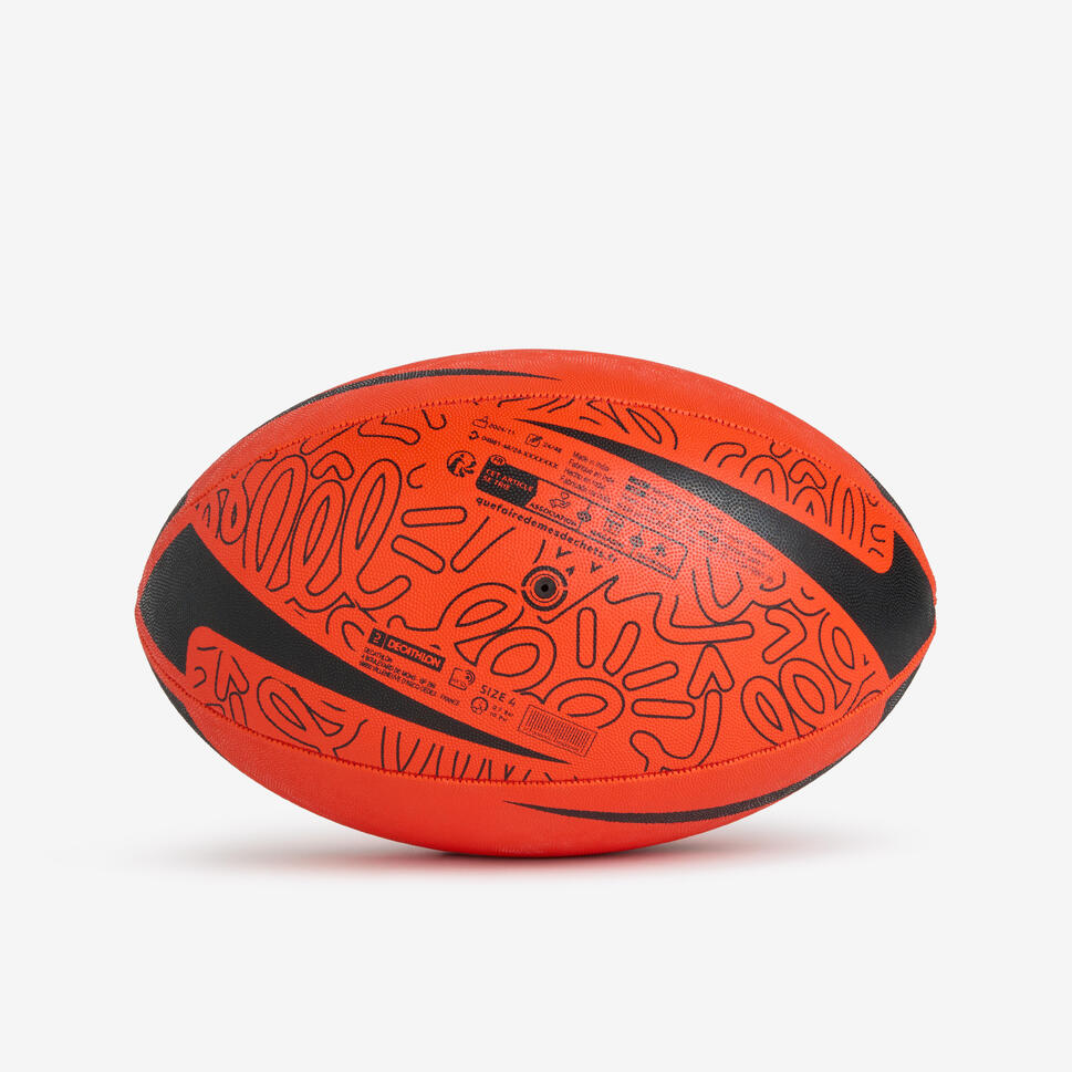 KIPSTA Initiatiebal voor rugby maat 4 oranje | Decathlon