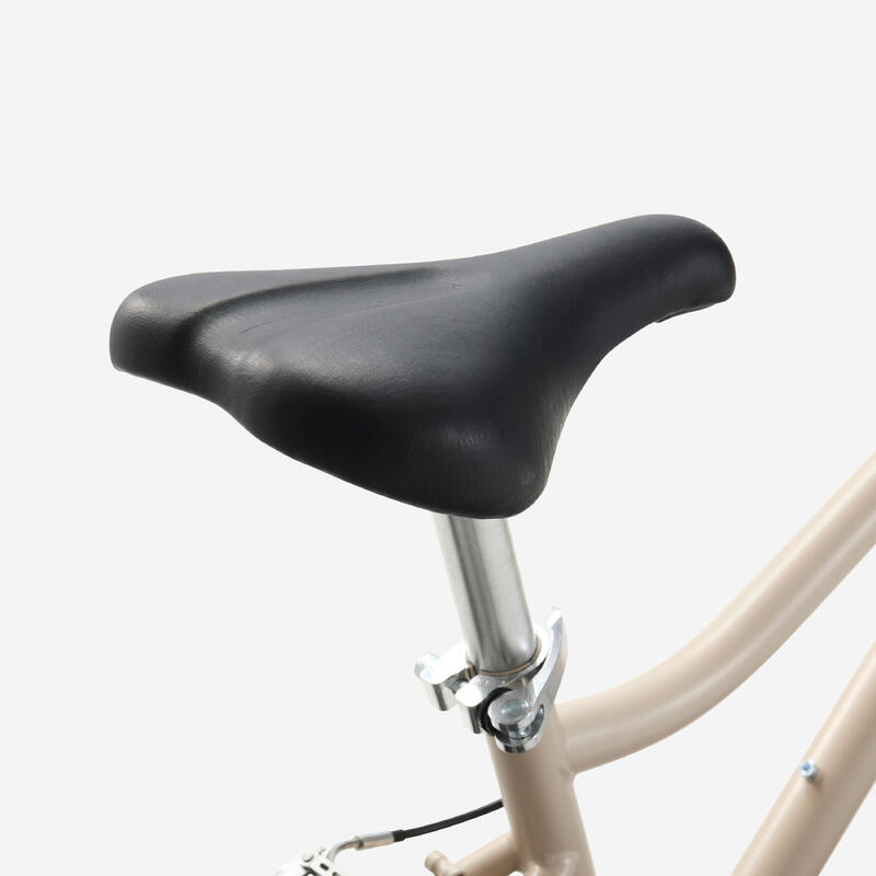 BTWIN - Bicicletă polivalentă 20" 6-9 ani Riverside 500 Bej Copii ...