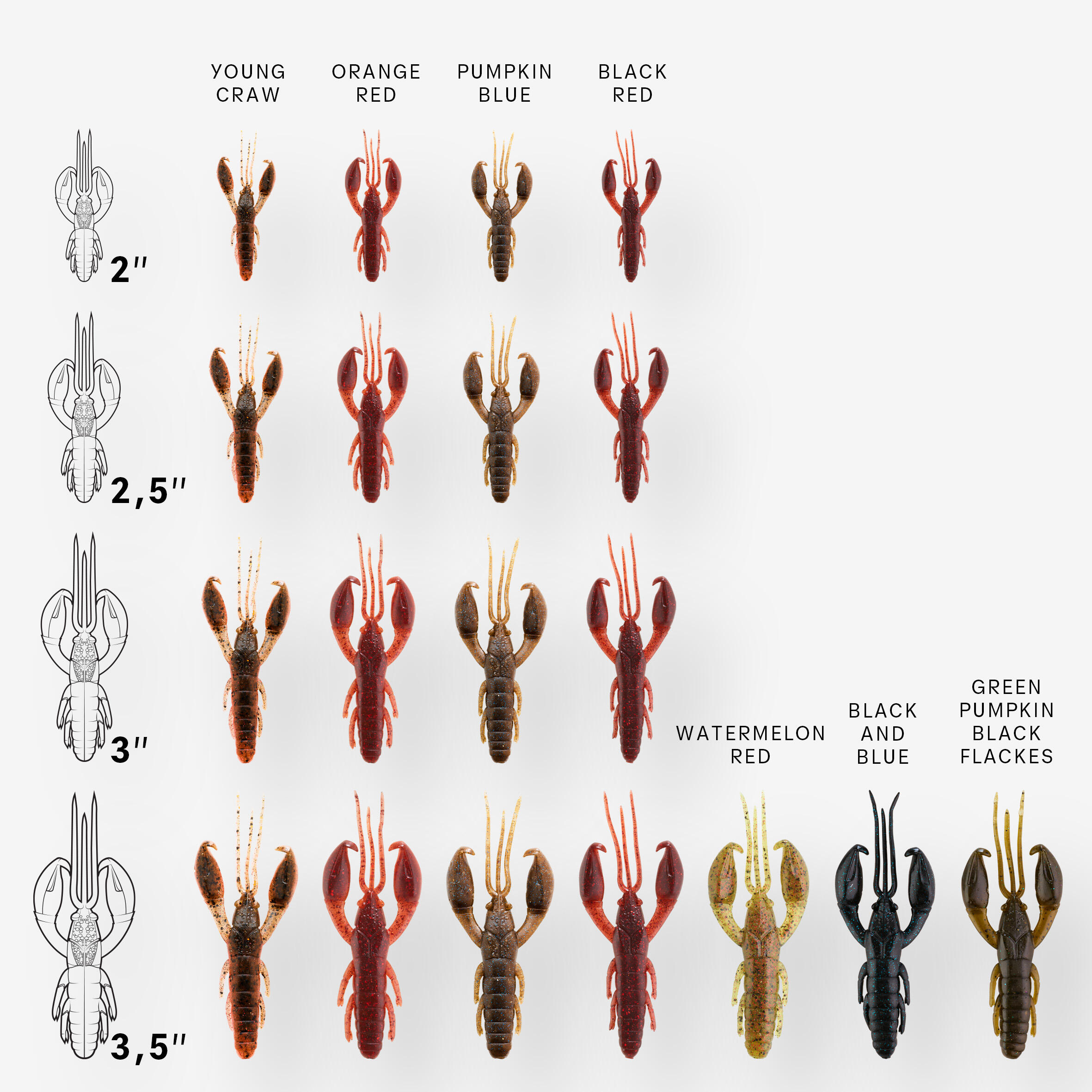 CRAYFISH SOFT LURE W/ ATTRACTIVE SUBSTANCE WXM YUBARI CRW 3.5" 9 cm ...