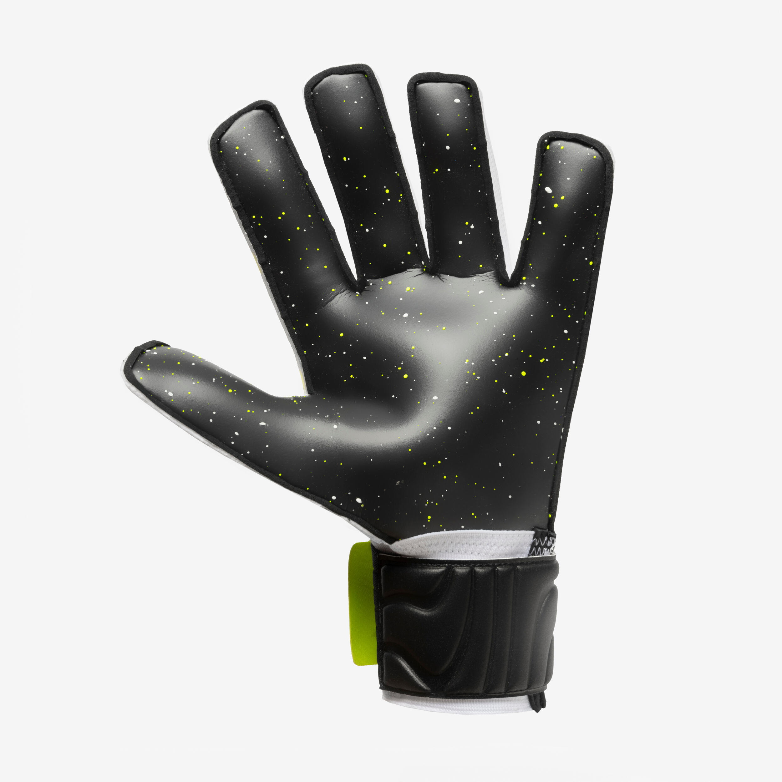 Brankárske rukavice F500 Viralto Shielder bielo-čierne - Decathlon