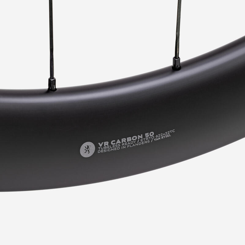 PAIRE DE ROUES ROUTE ET GRAVEL VAN RYSEL VR 50 CARBONE SHIMANO VAN ...