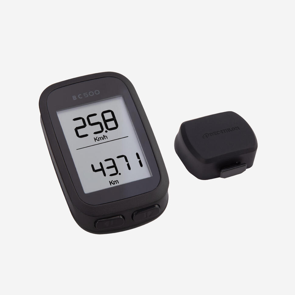 Compteur vélo van rysel BC 500 sans fil noir VAN RYSEL | Decathlon