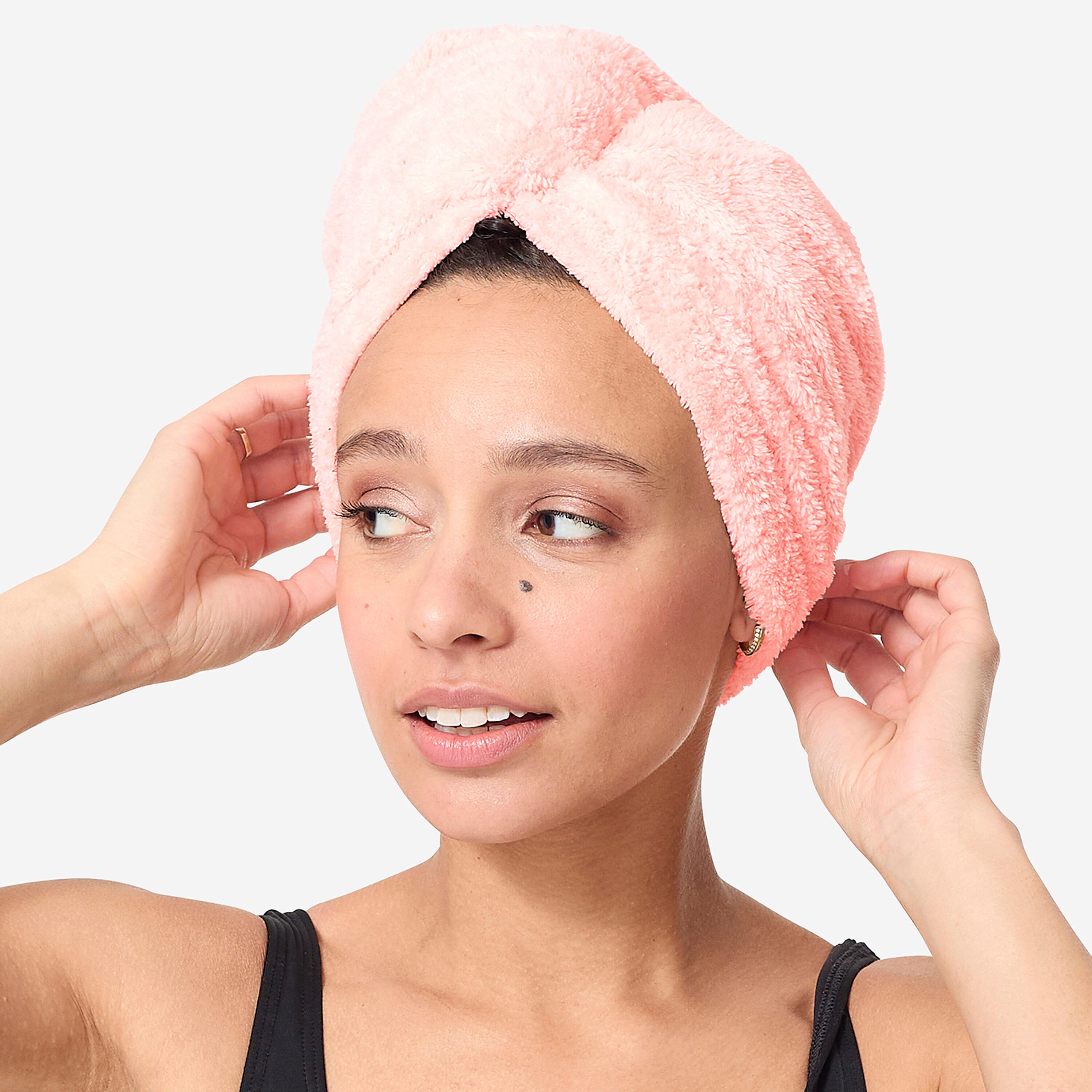 Swimming hair towel - Pearl pink, Ultra pink - Nabaiji - Decathlon