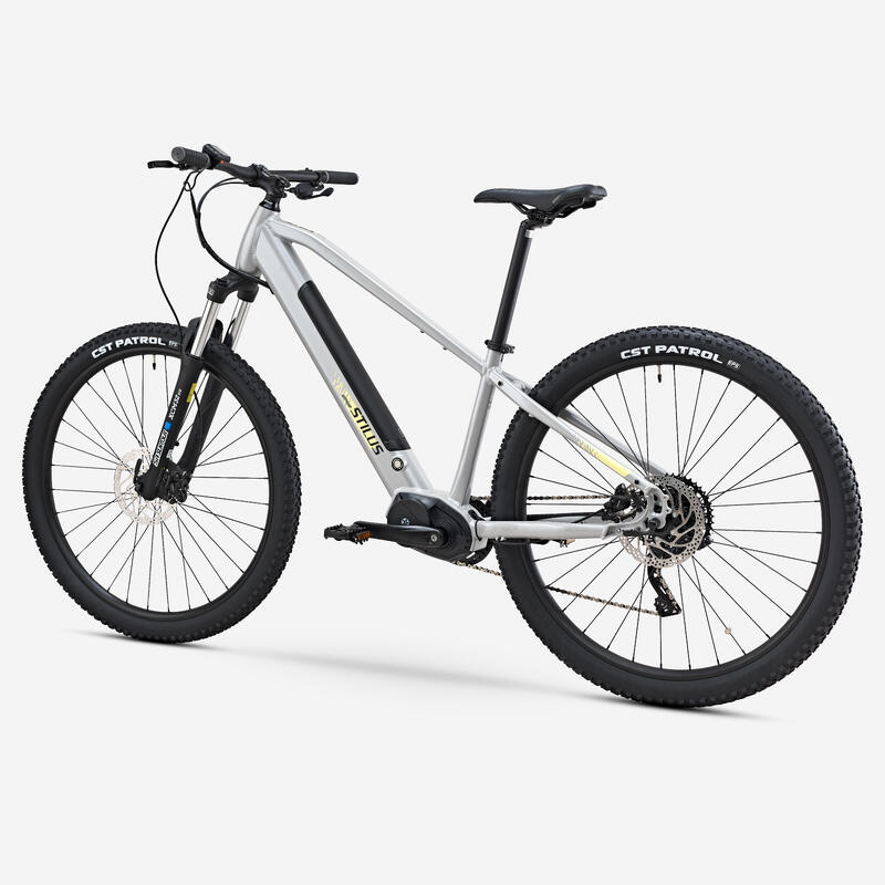 STILUS Elektrische hardtail-MTB Stilus Off Road lichtgrijs | Decathlon