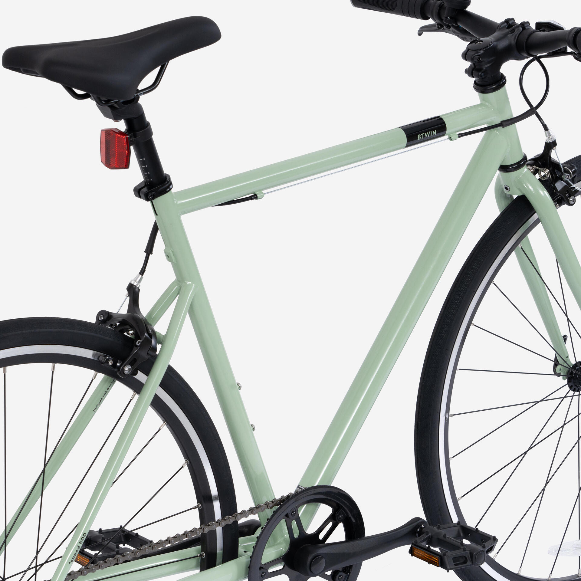 Urban Speed Bike 500 Single Speed - Light Green