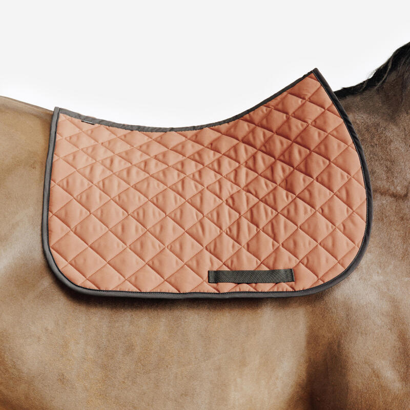 Tapis de selle équitation cheval - 100 noir FOUGANZA | Decathlon