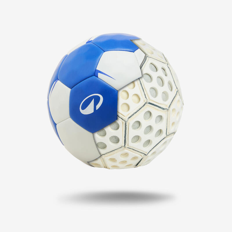 Ballon de handball sans résine taille 3 - Waxfree V2 bleu / blanc ...