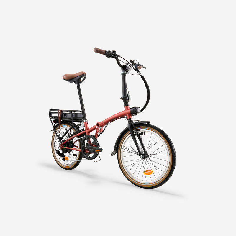 Vélo pliant électrique e fold 500 vert BTWIN | Decathlon