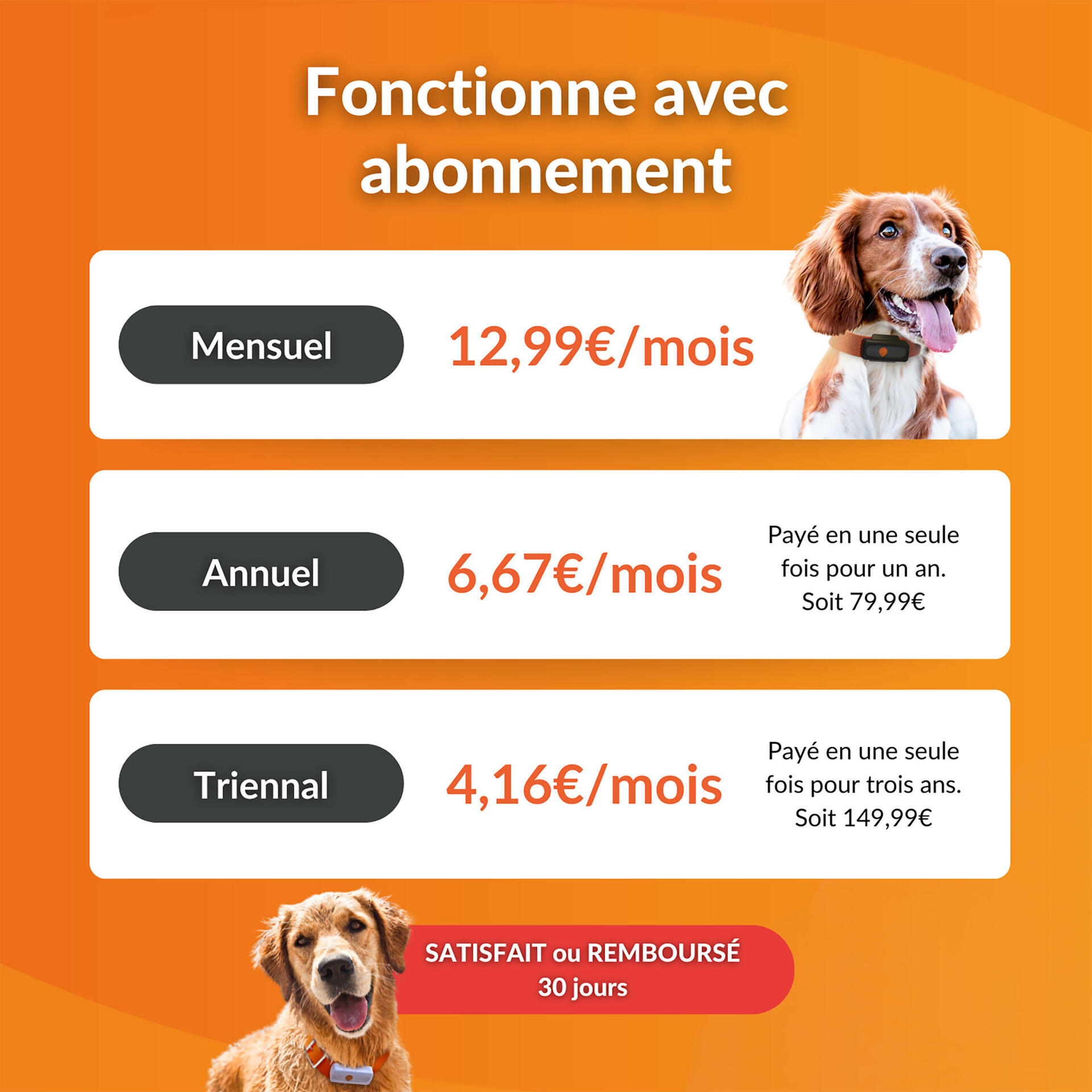 Collier traceur gps pour chien weenect v2 WEENECT | Decathlon
