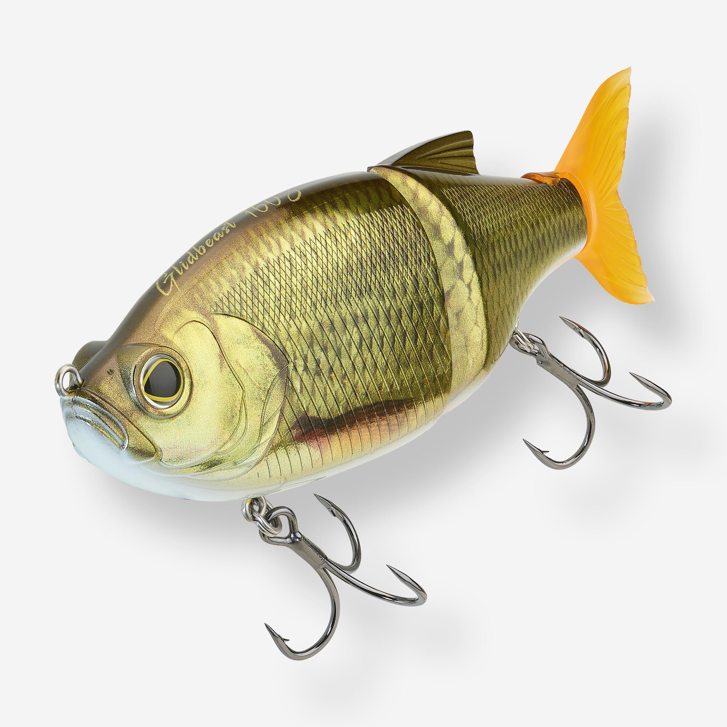 Predator fishing lure swim bait GLIDBEAST 160S gold - Decathlon