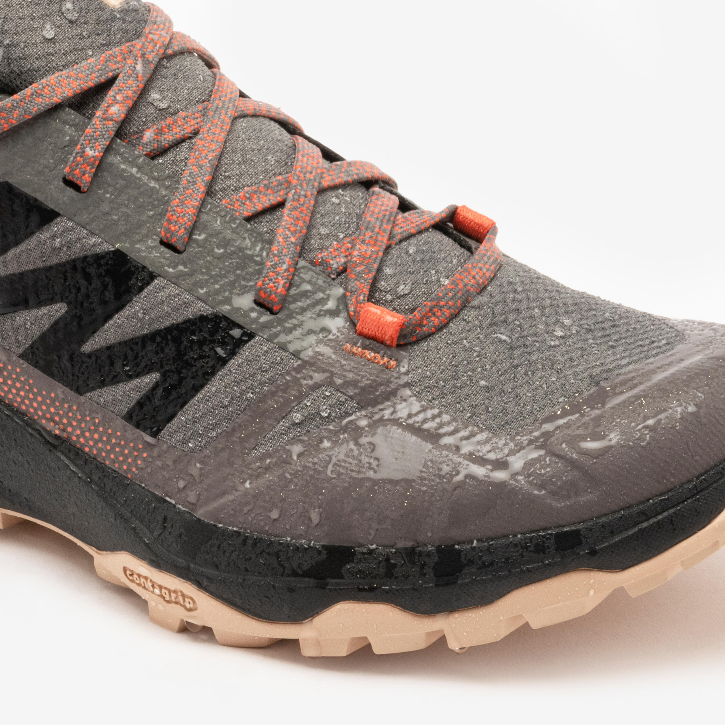 Sieviešu kalnu pārgājienu apavi “Salomon Saliba”, pelēki - Decathlon