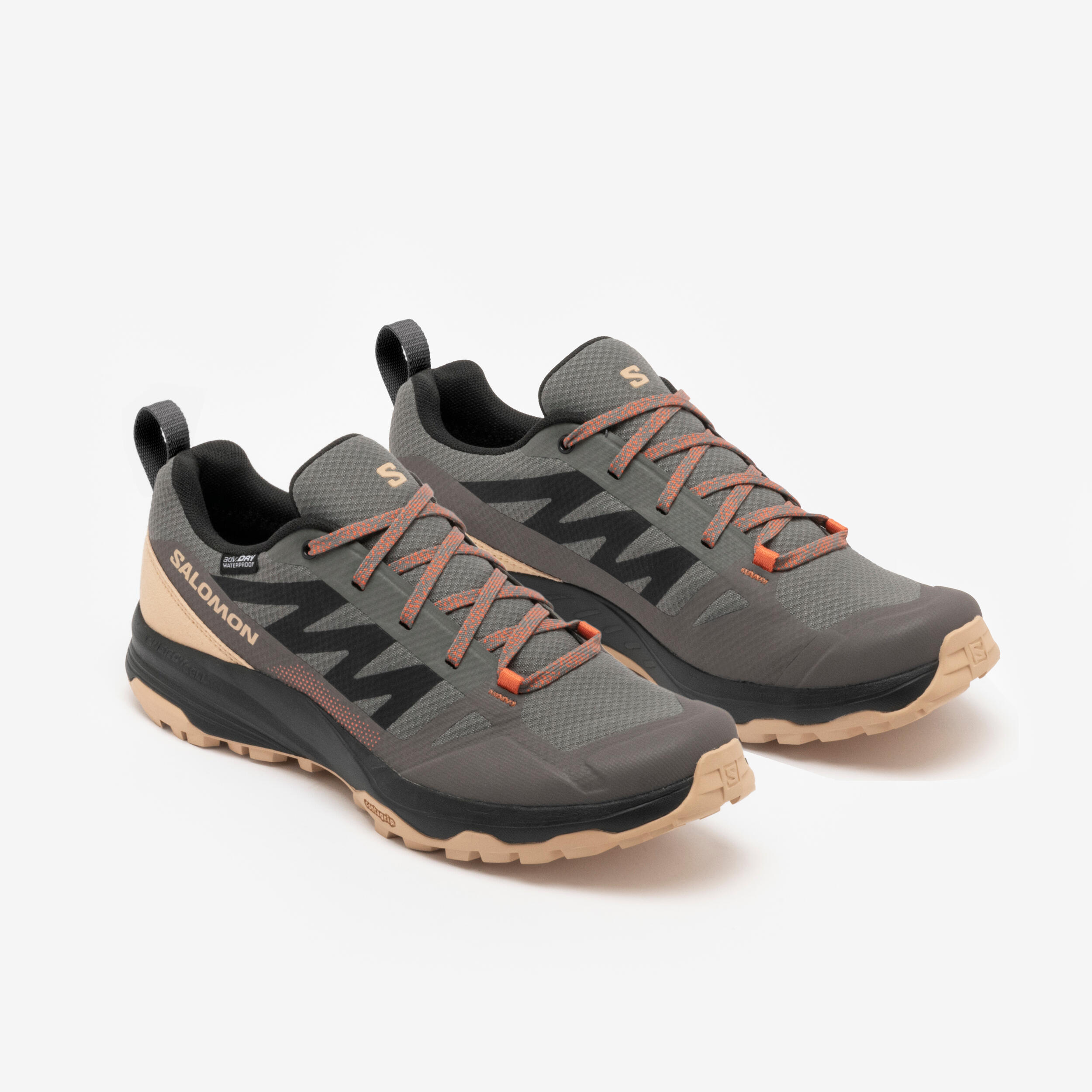 Sieviešu kalnu pārgājienu apavi “Salomon Saliba”, pelēki - Decathlon