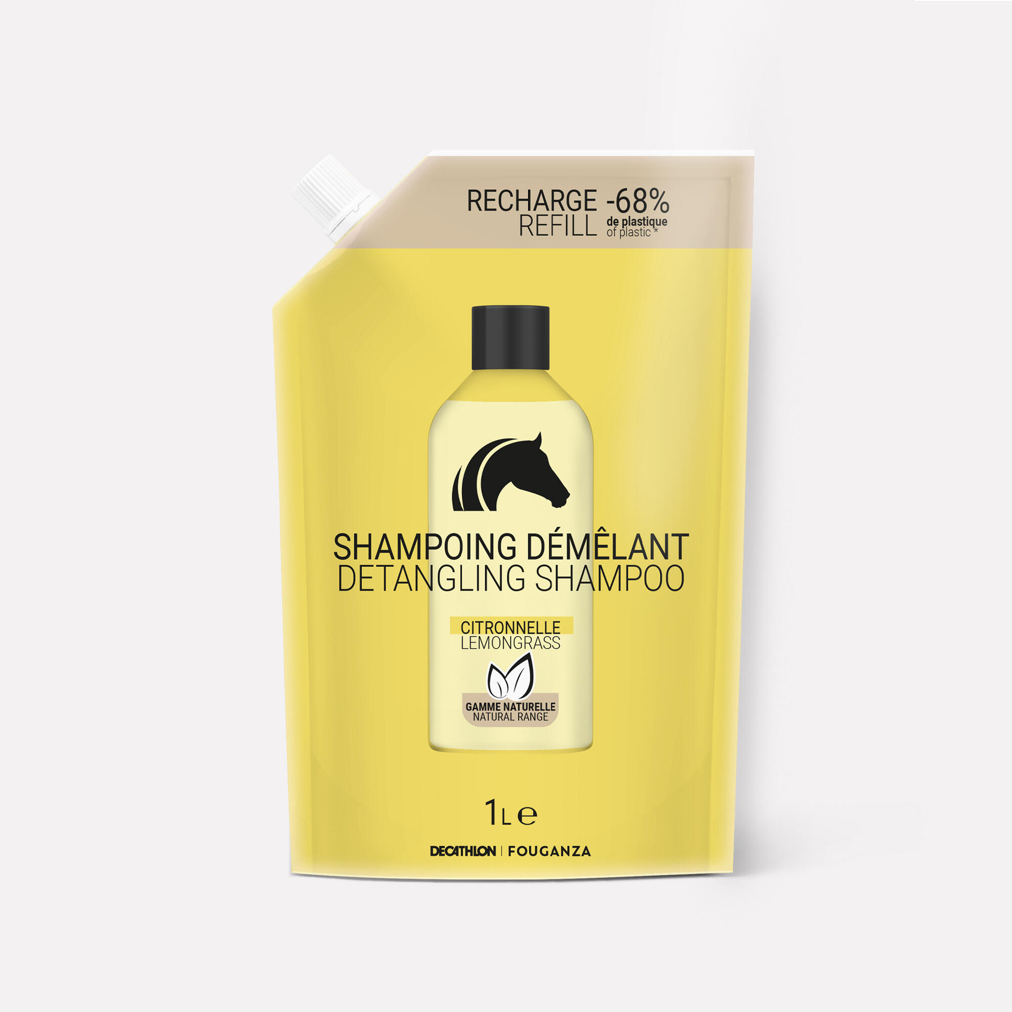 Horse Detangling shampoo 1 L - Citronella - Fouganza - Decathlon