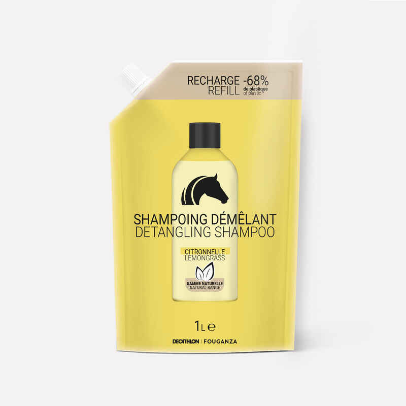 Horse Detangling Shampoo Doypack 1 L - Citronella - Decathlon