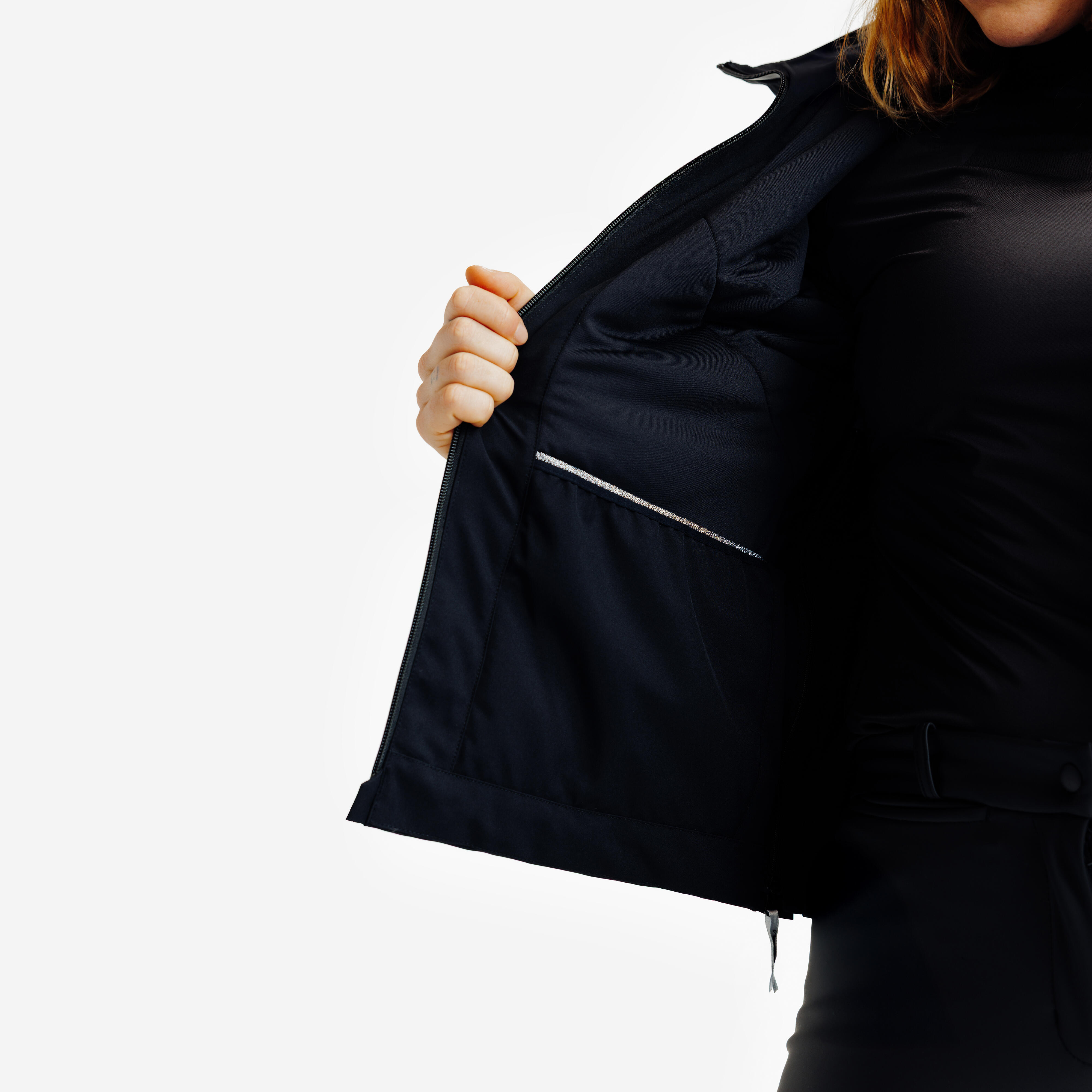 Women's Warm Winter Horse Riding Jacket 900 - Black - Decathlon