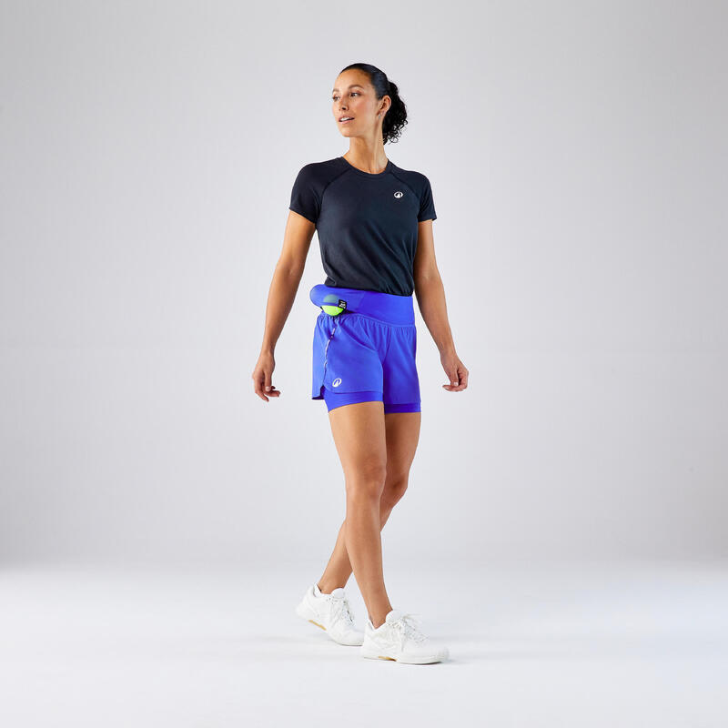 Kadın Tenis Şortu - Siyah - TSH Light Hip Ball KUIKMA - Decathlon