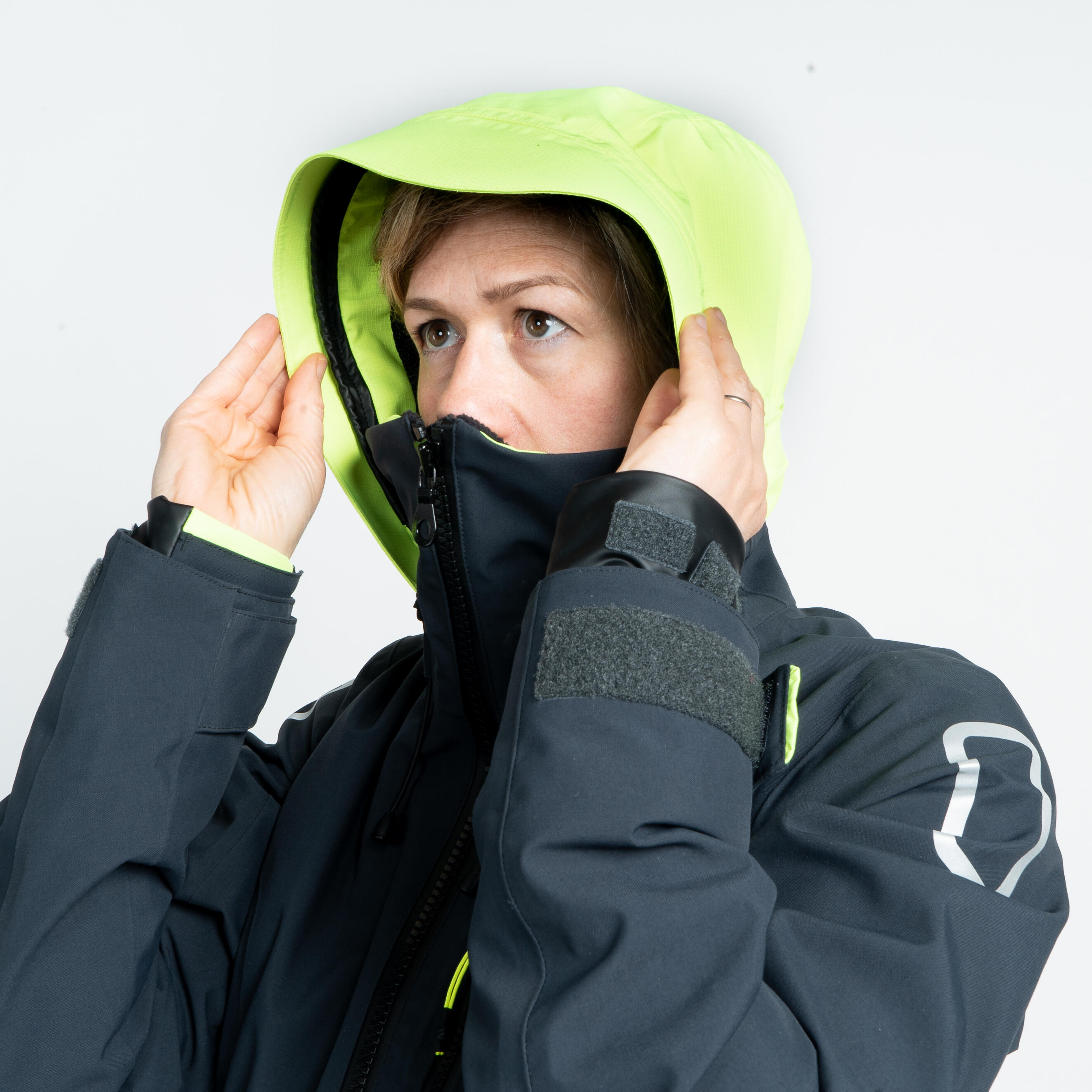 Women’s sailing jacket Sailing 500 dark grey DECATHLON | Decathlon