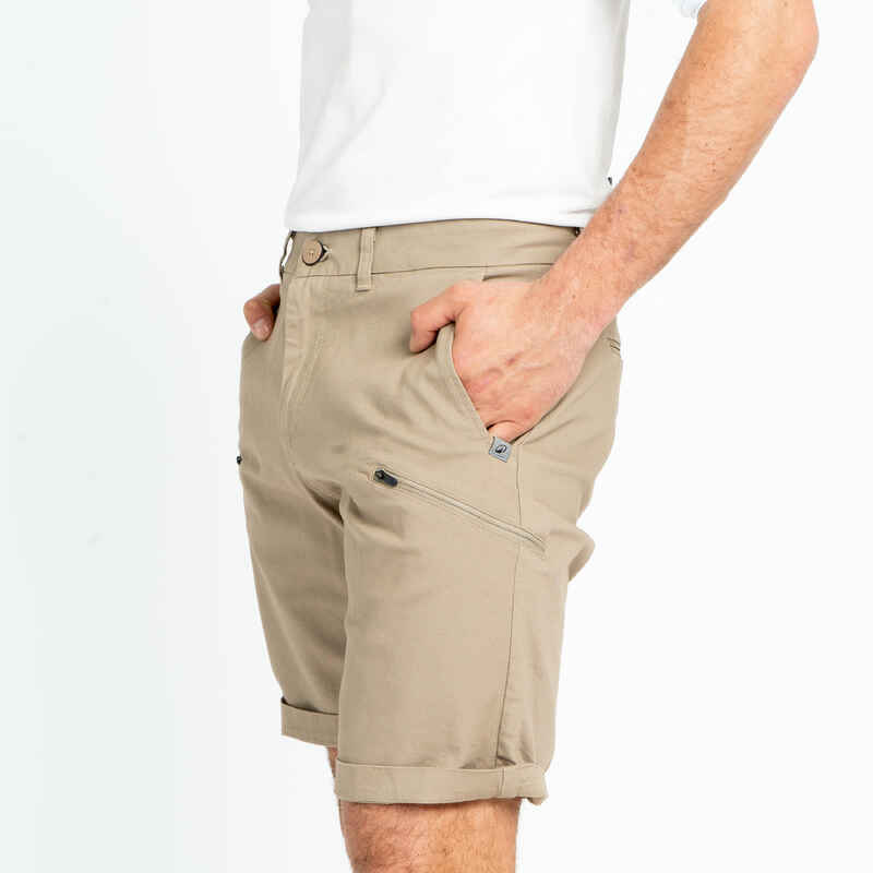 Men’s sailing Bermuda shorts - Sailing 100 cinder beige - Decathlon