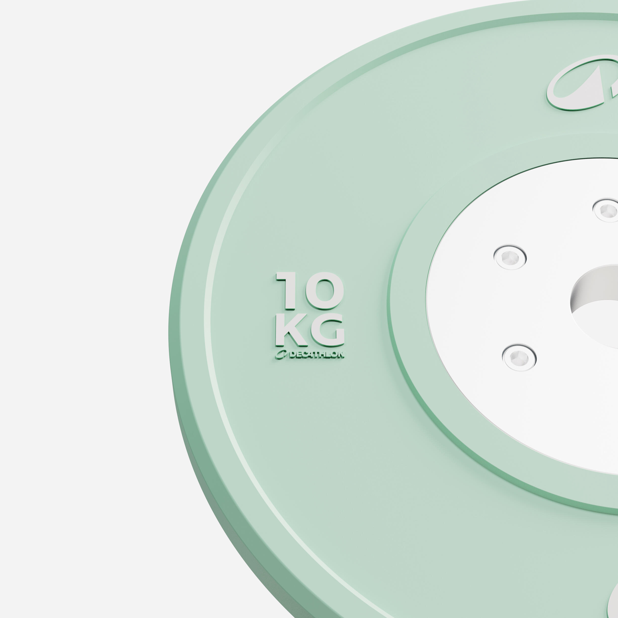 Weightlifting and Cross Training 10 kg Calibrated Plate - Pro - Decathlon