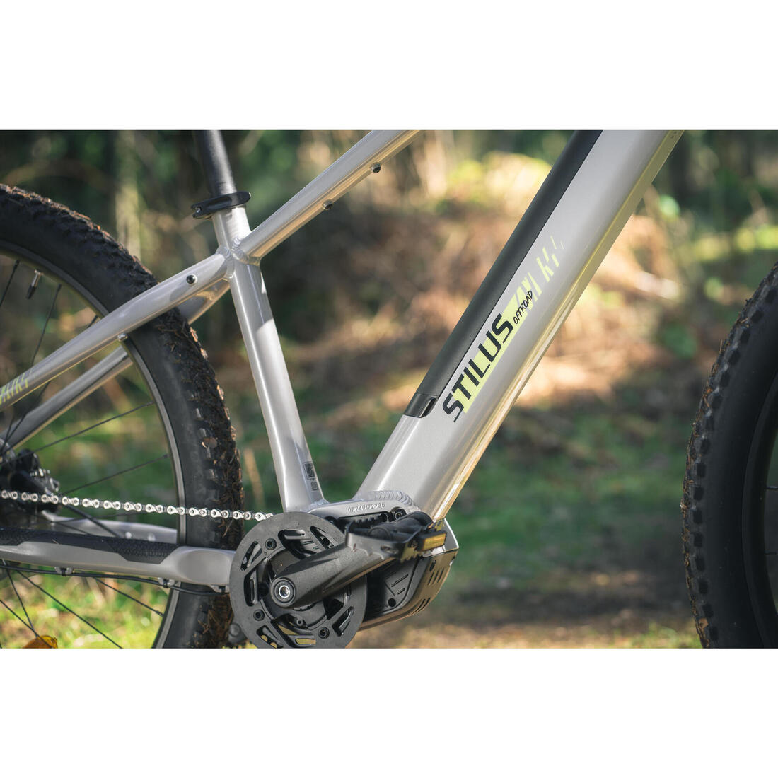 Vélo VTT électrique semi-rigide STILUS Off Road, Gris clair STILUS ...