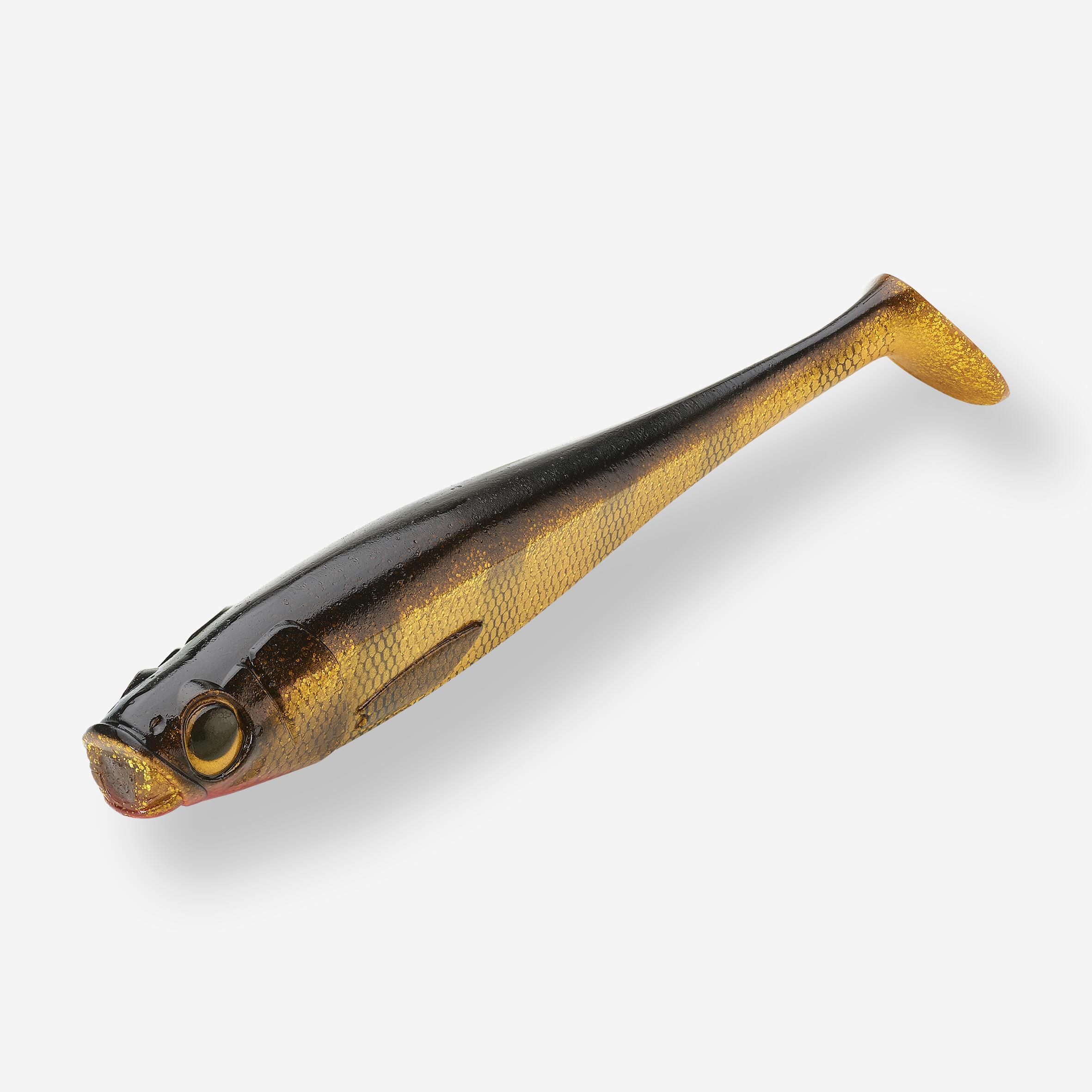 Rogen soft shad pike lure 200 gold x1 | Decathlon