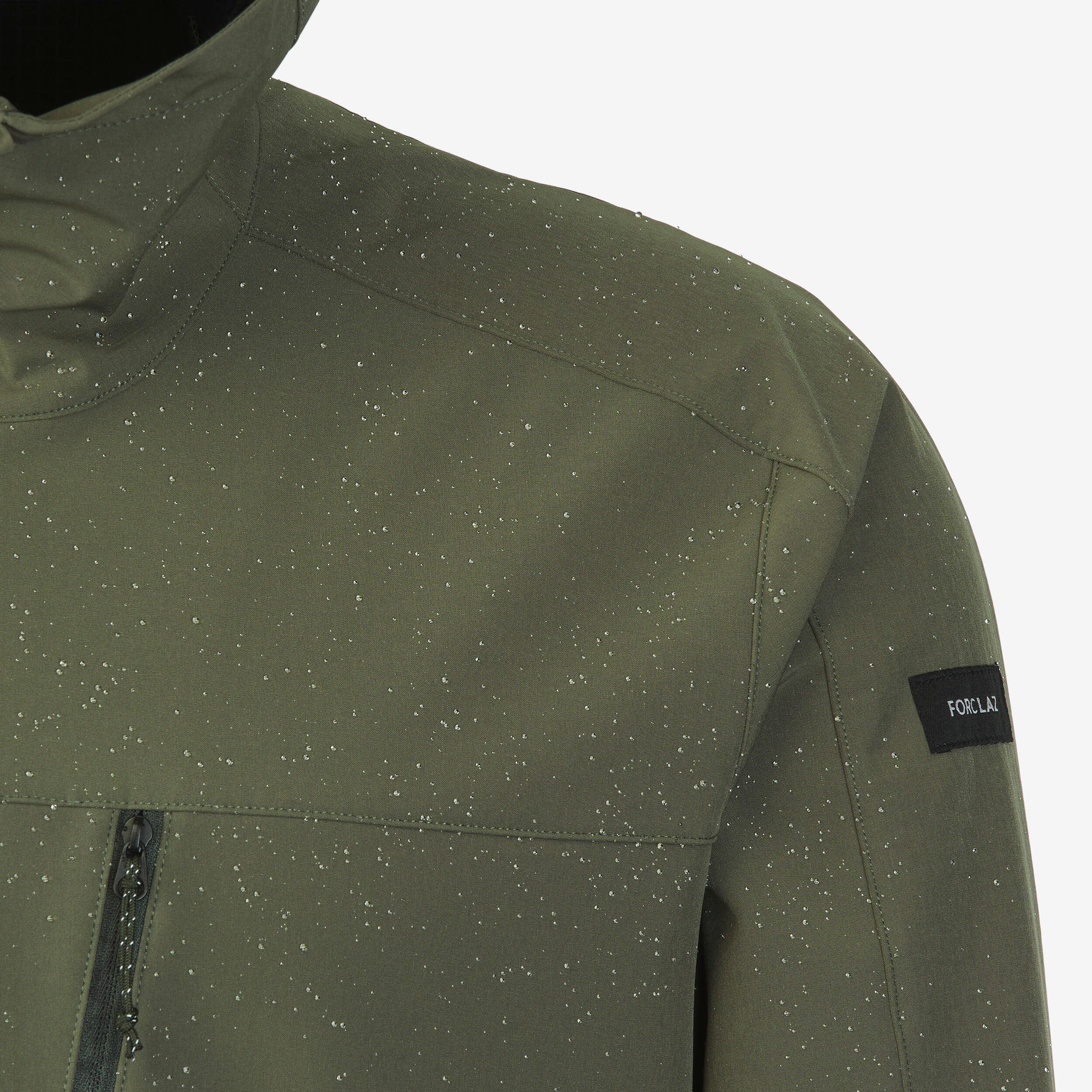 Men’s Softshell Hiking Jacket - MY 500 Windwarm - Bronze khaki green ...