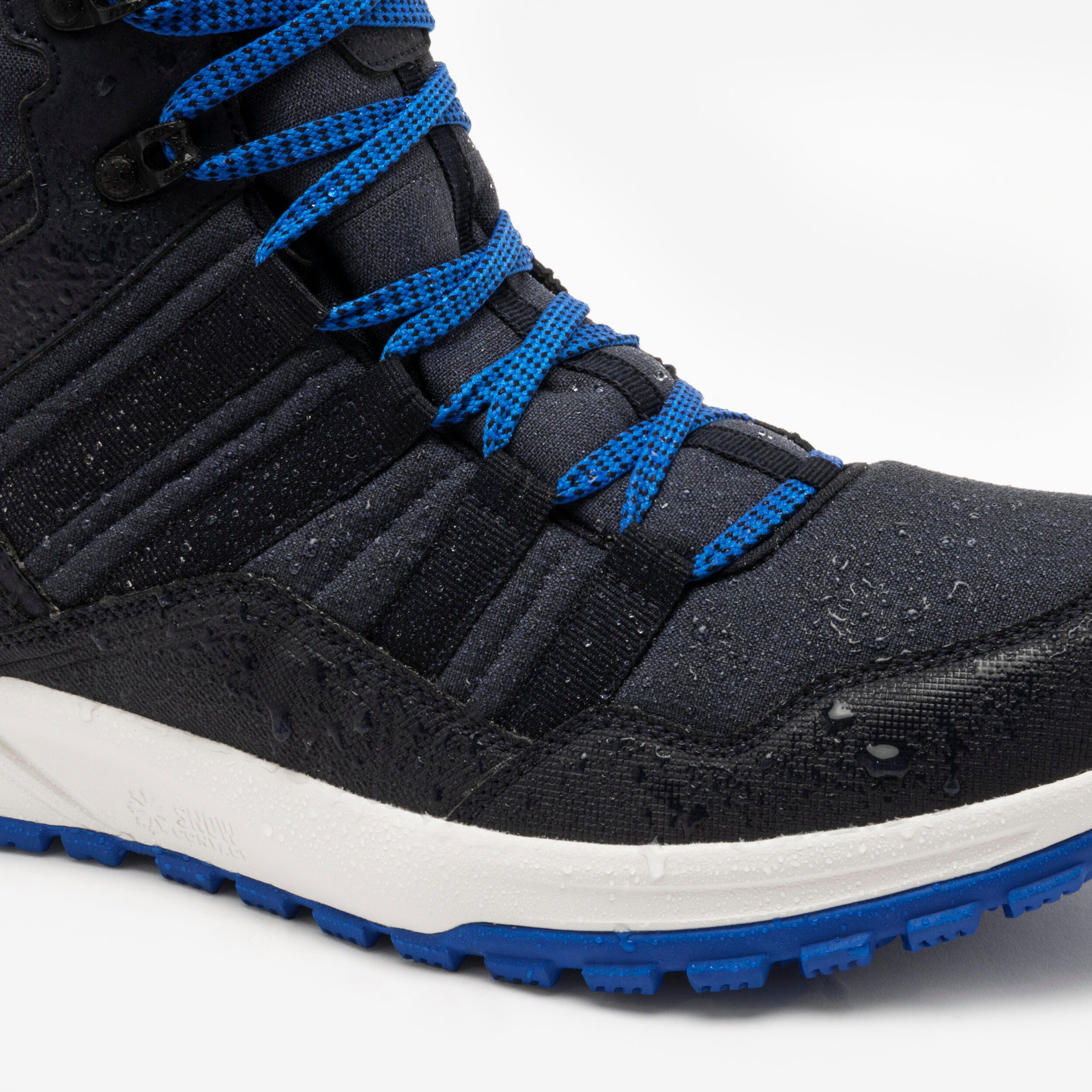 Botas de senderismo cálidas impermeables hombre, NH500 Mid azul - Decathlon