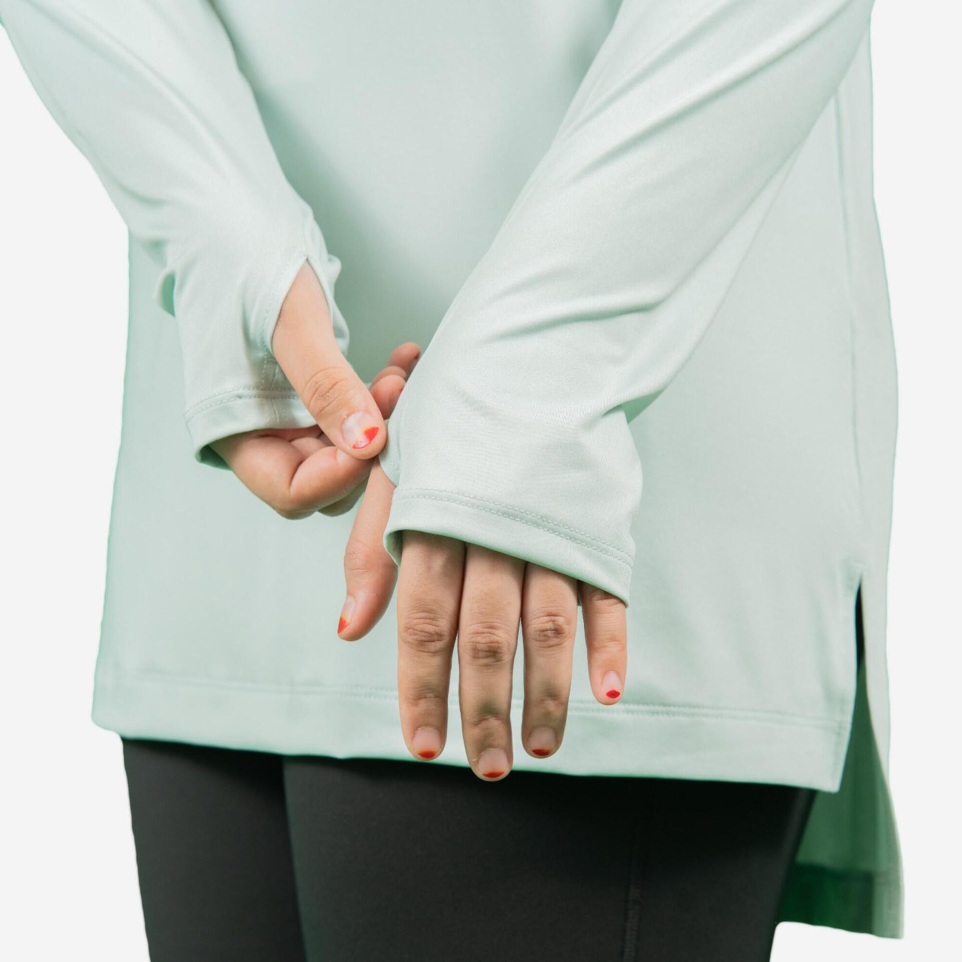 Long Sleeve Modesty T shirt Green