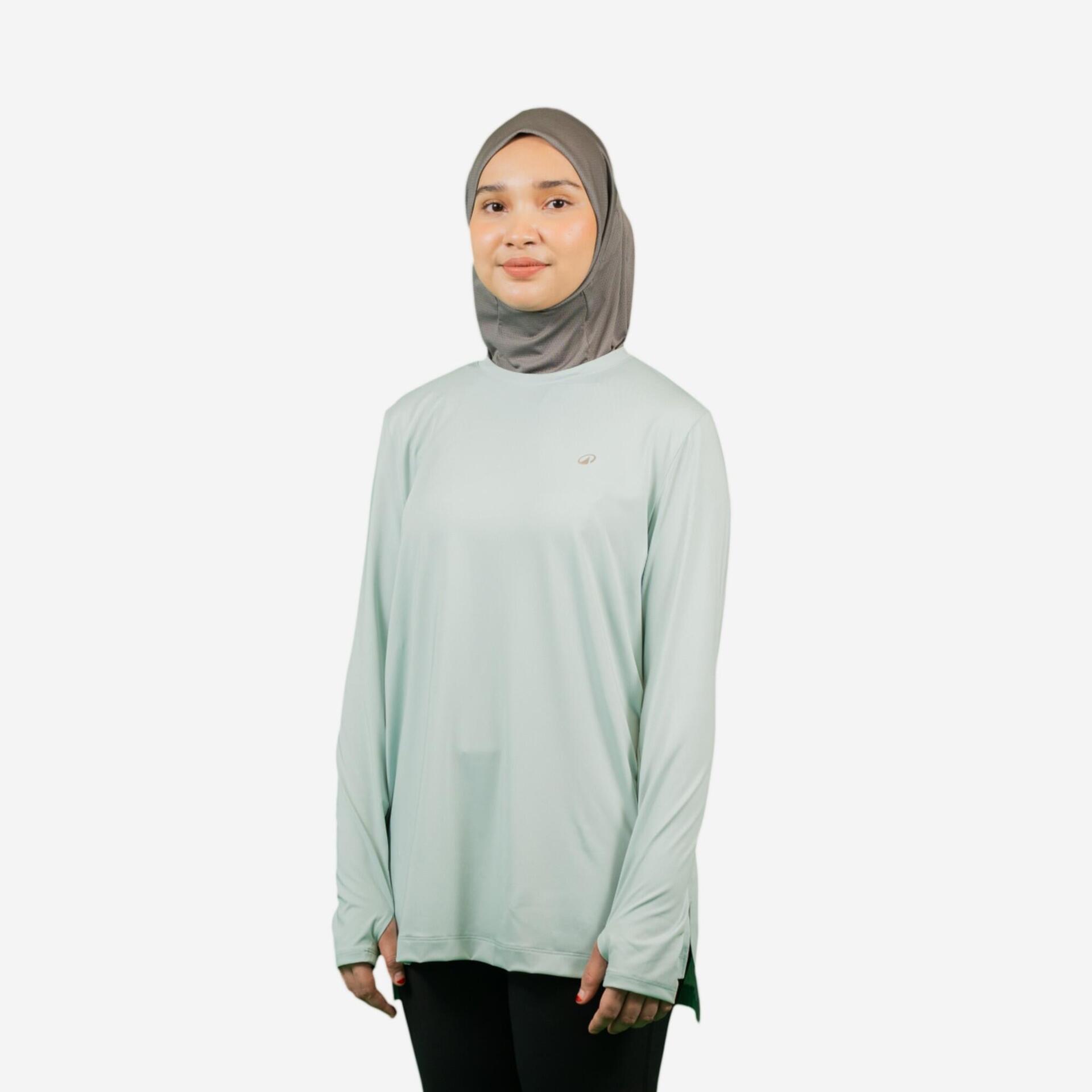 Long Sleeve Modesty T shirt Green