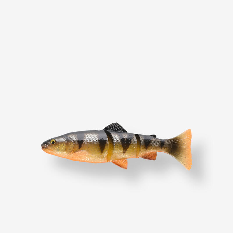 Plasztikcsali, 15 cm - 4D Line Thru Trout Firepike SAVAGE GEAR - Decathlon