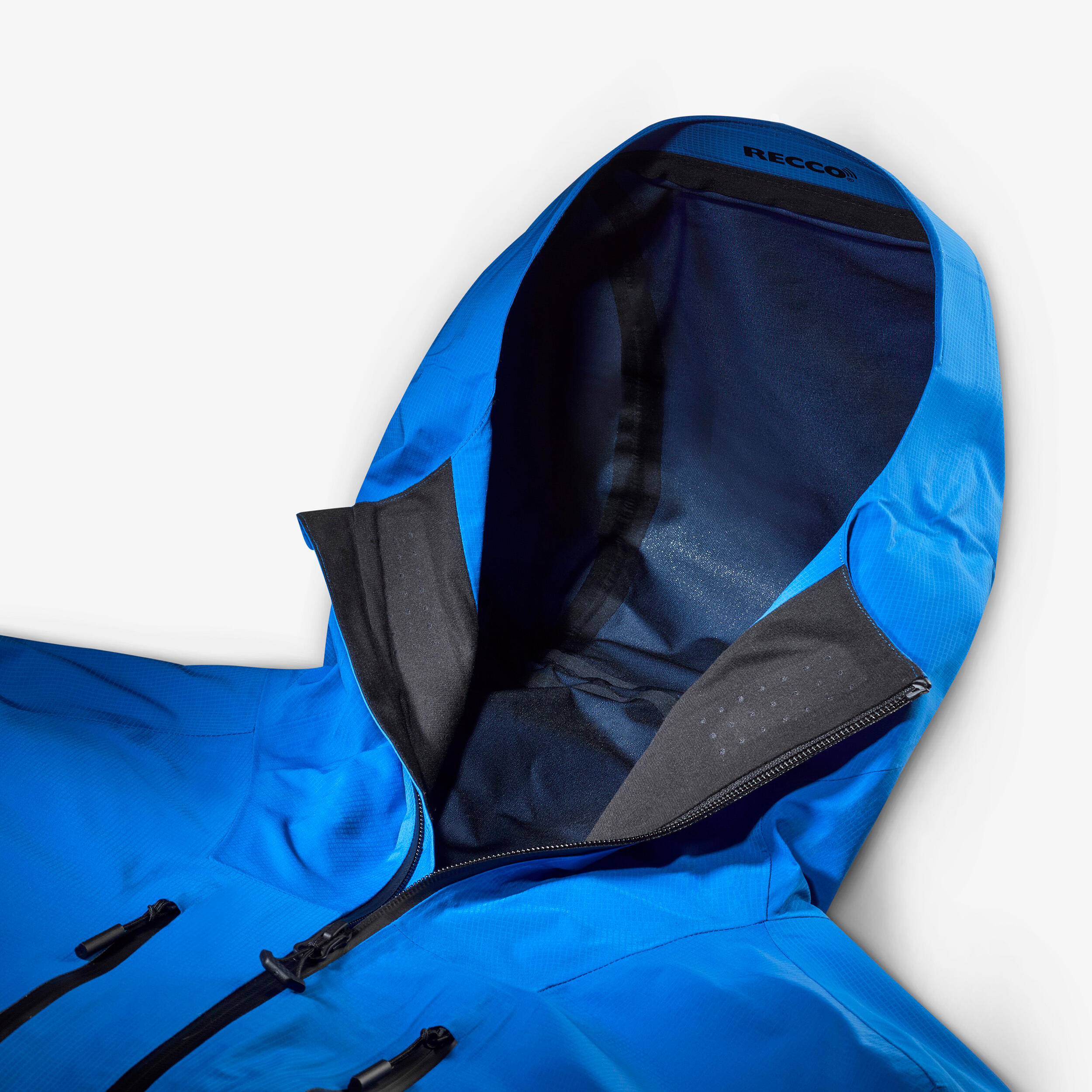 Men’s Wilder waterproof cross-country skiing jacket - Blue SIMOND ...