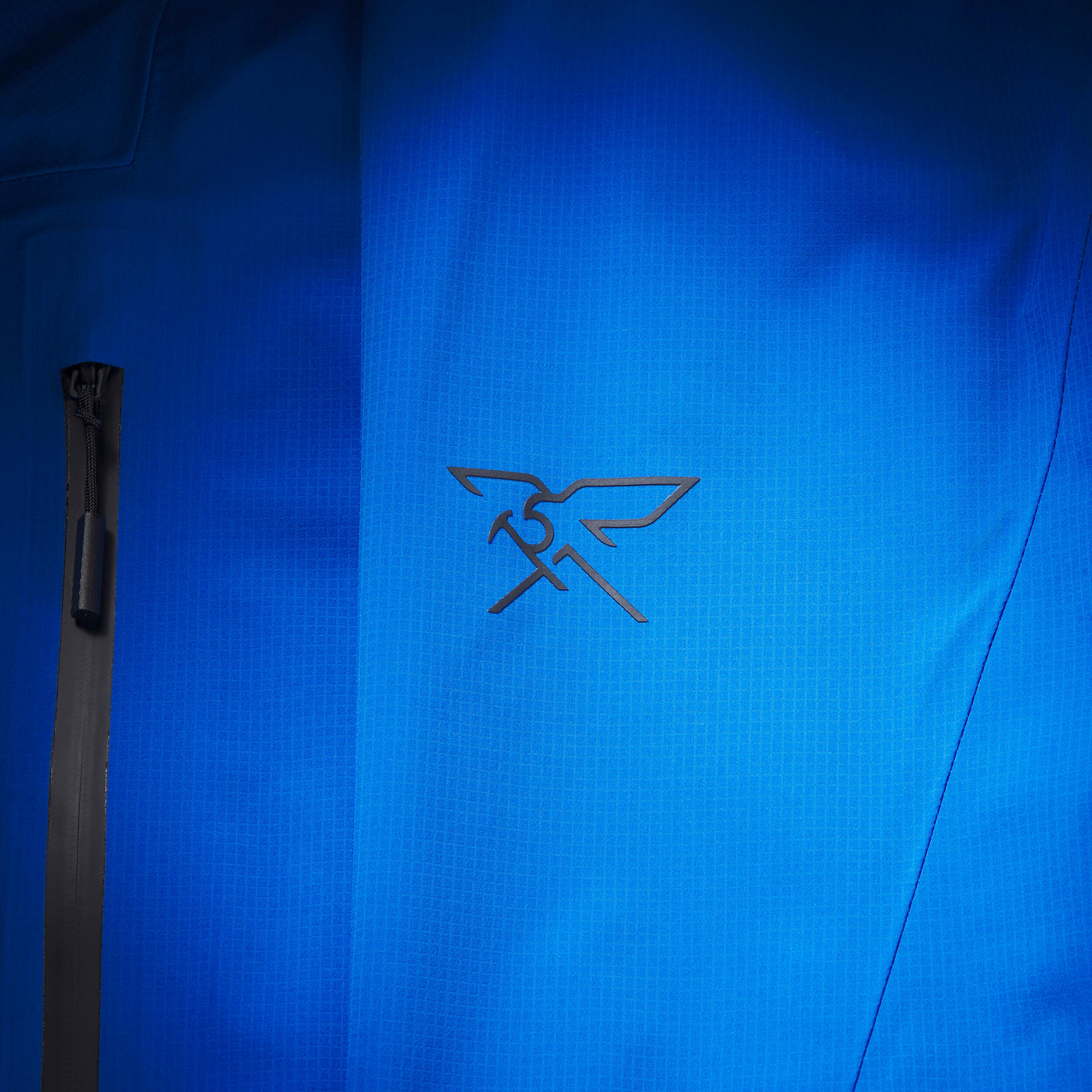 Men’s Wilder waterproof cross-country skiing jacket - Blue SIMOND ...