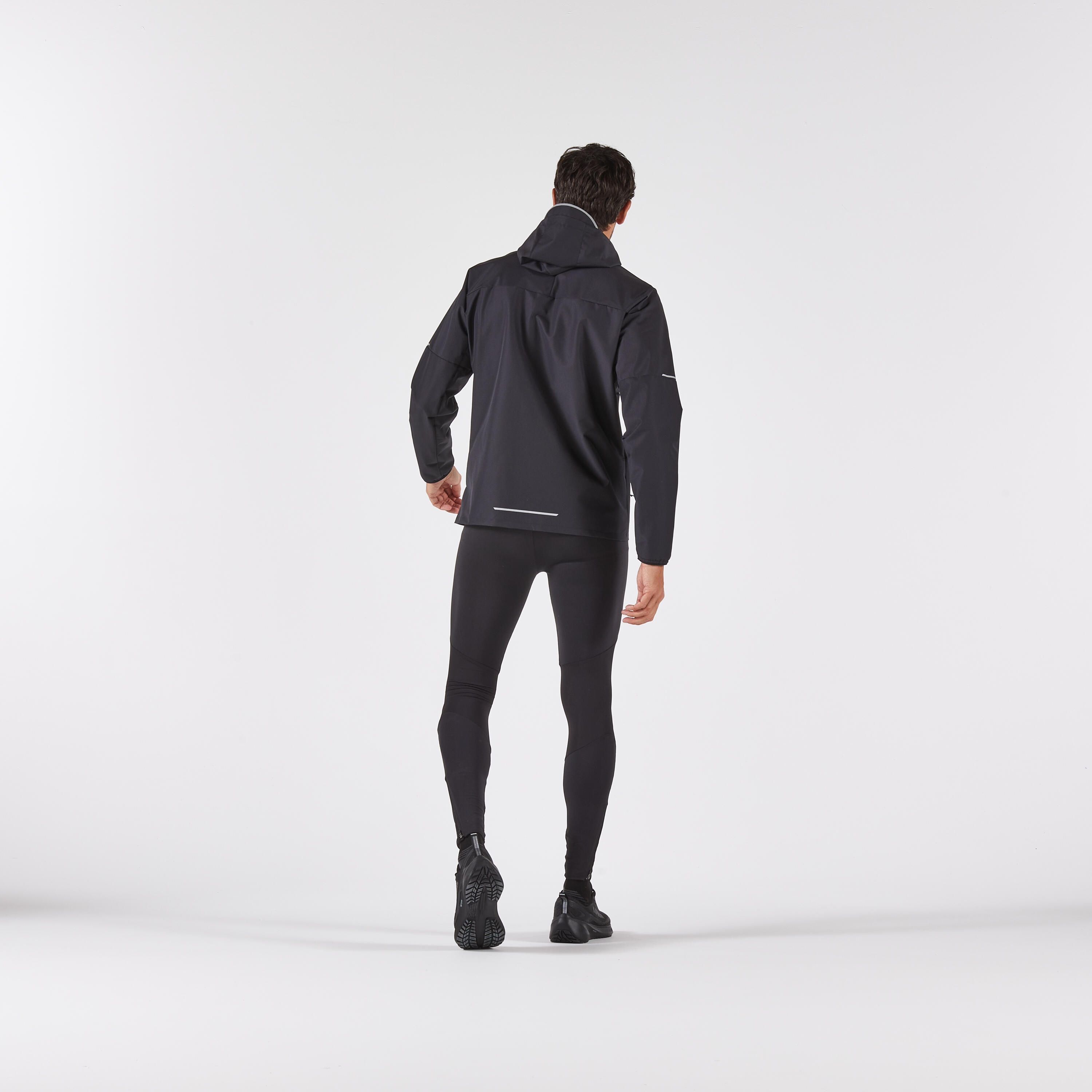 Run 100 Men's Waterproof Jacket - Black KIPRUN | Decathlon