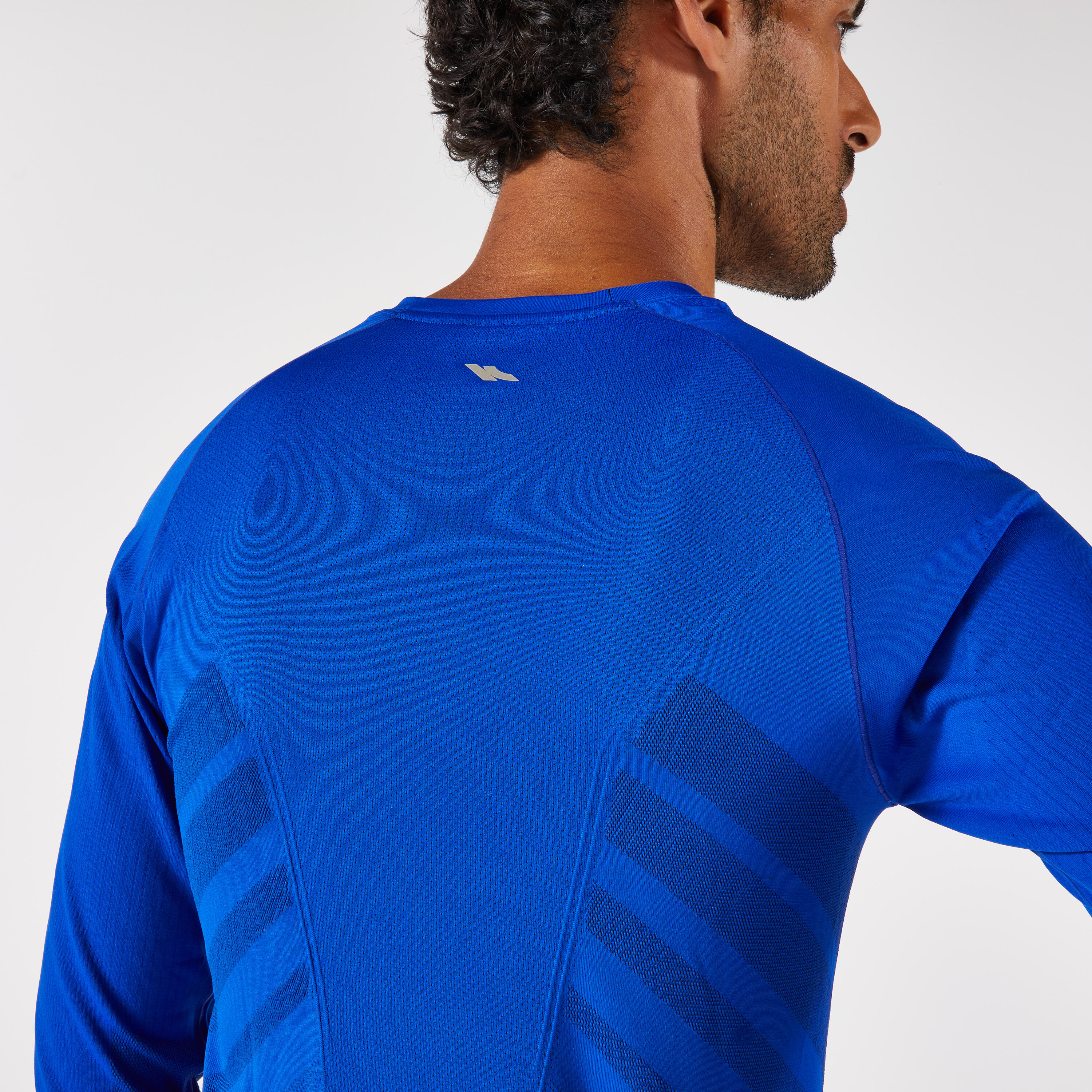 KIPRUN Run 500 Men's Long-Sleeved Running T-Shirt - Blue/Indigo | Decathlon