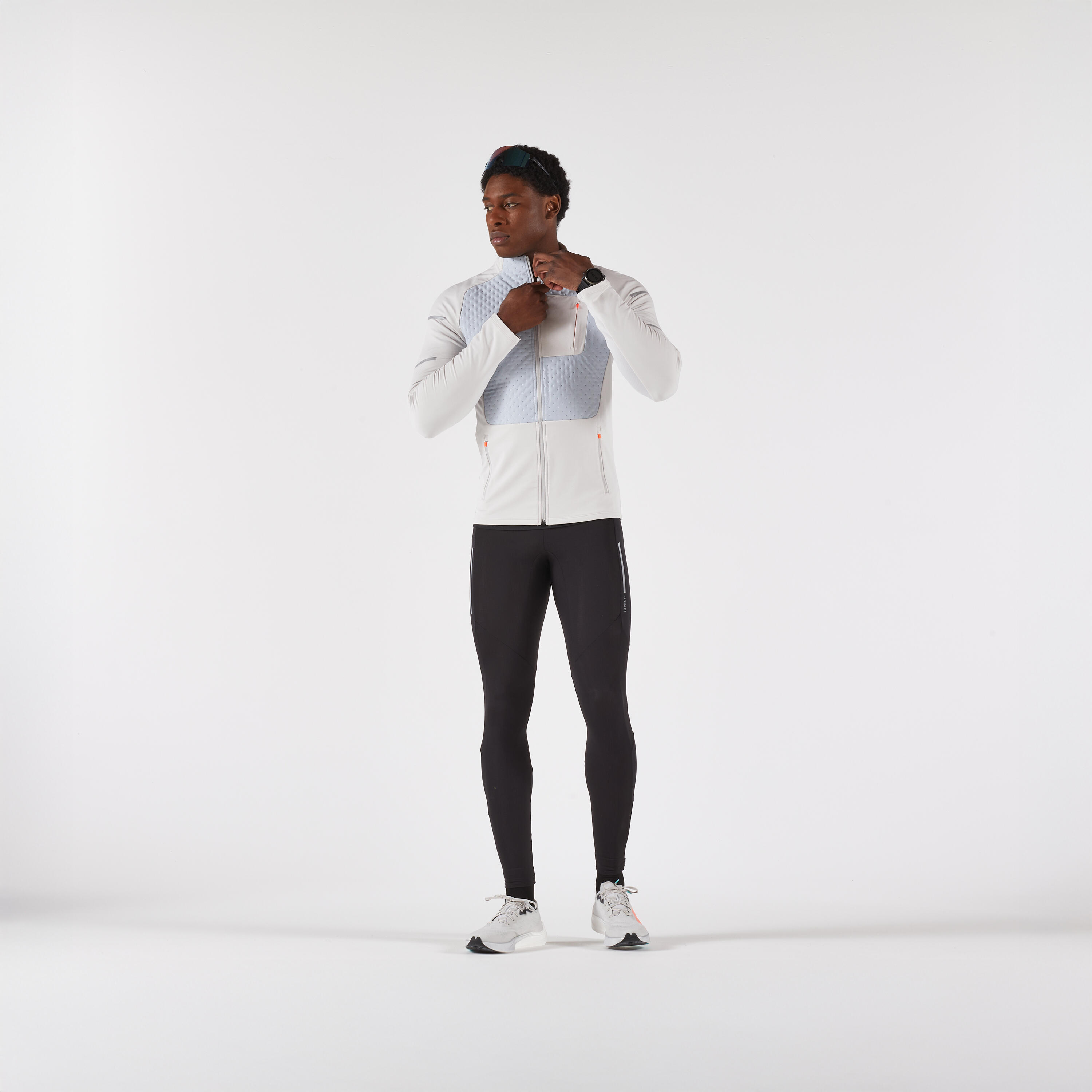 Laufjacke Herren - Run 900 Warm grau | Decathlon