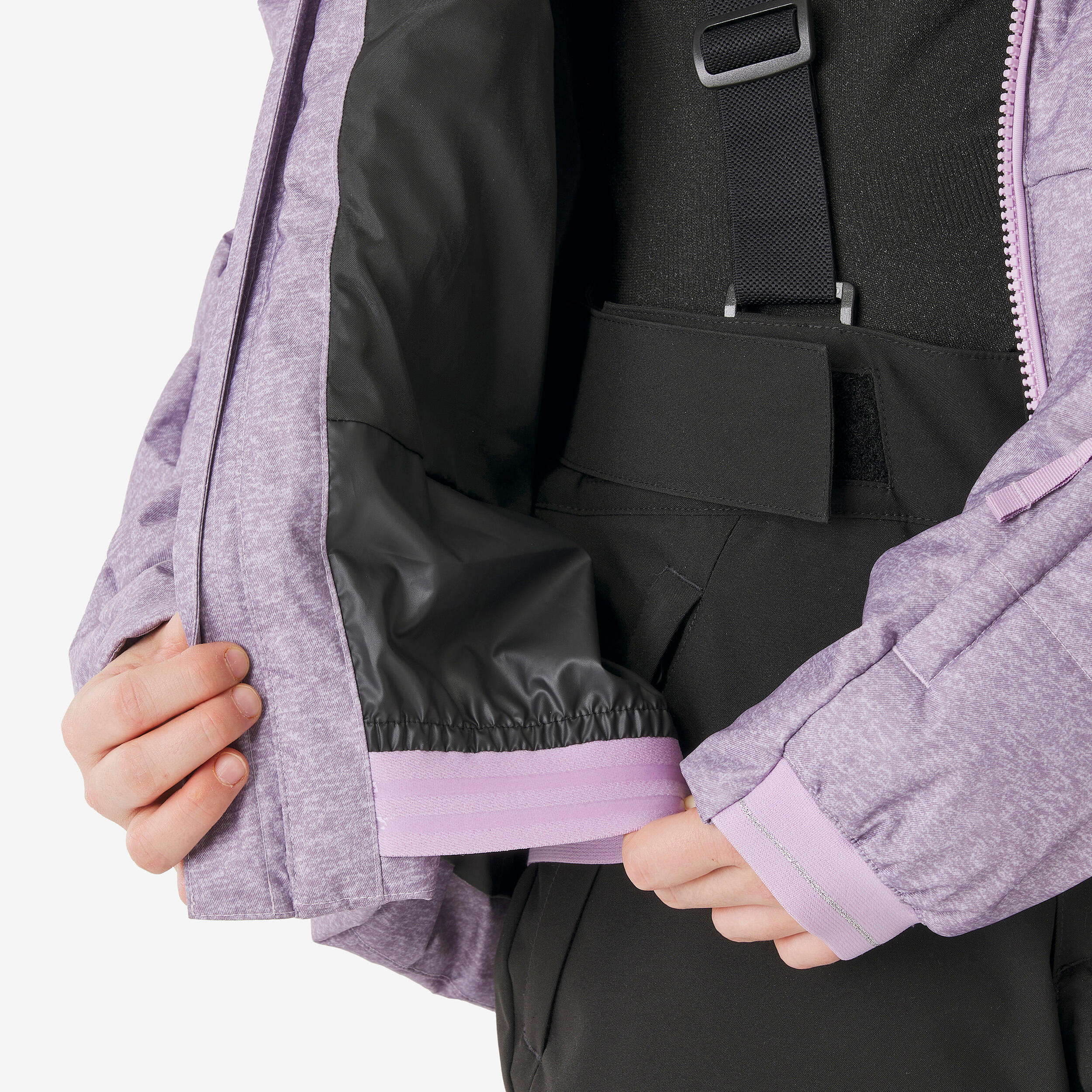 Piumino sci bambina 100 WARM rosa WEDZE | Decathlon