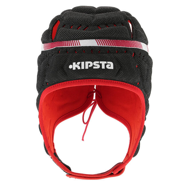 Full H 700 Adult Scrum Cap - Black Red