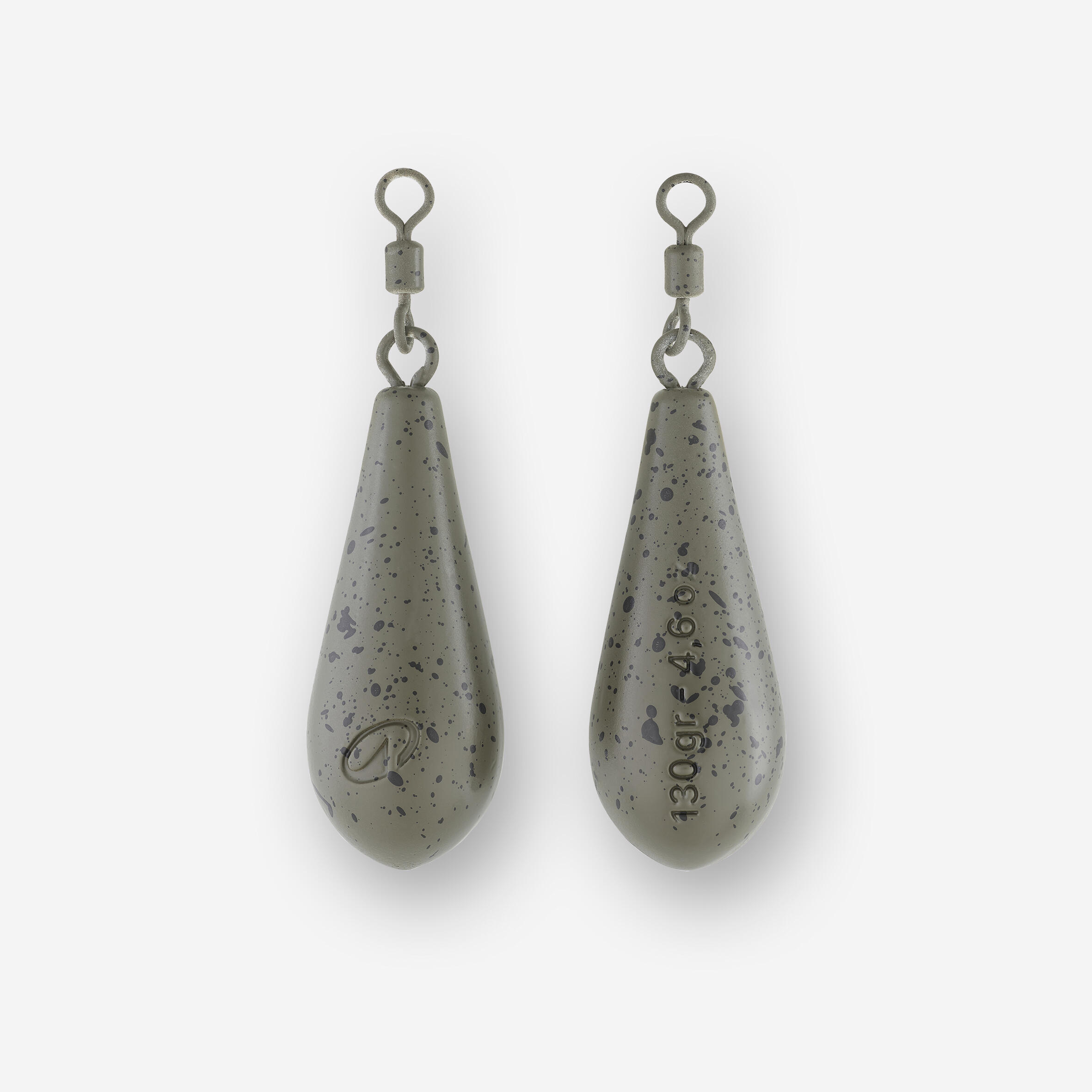 Carp Fishing Distance Sinkers 130 g (x2) - Decathlon
