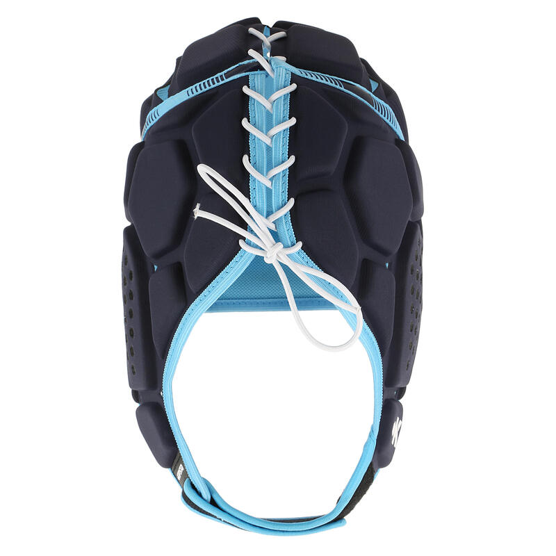 500 Kids' Rugby Scrum Cap - Black/Grey OFFLOAD - Decathlon