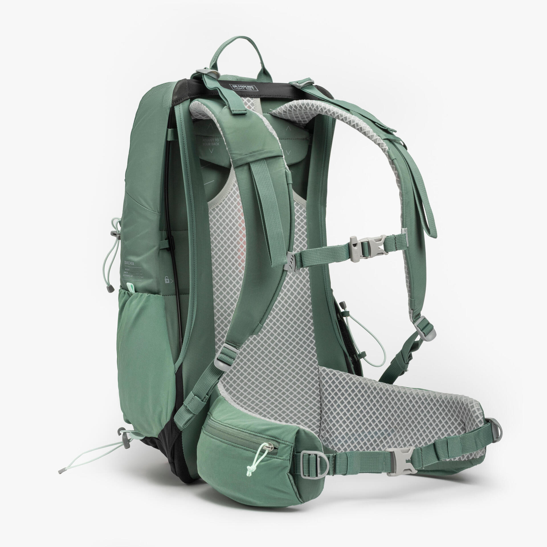 25 L Ventilated Hiking Backpack, MH500 - Green