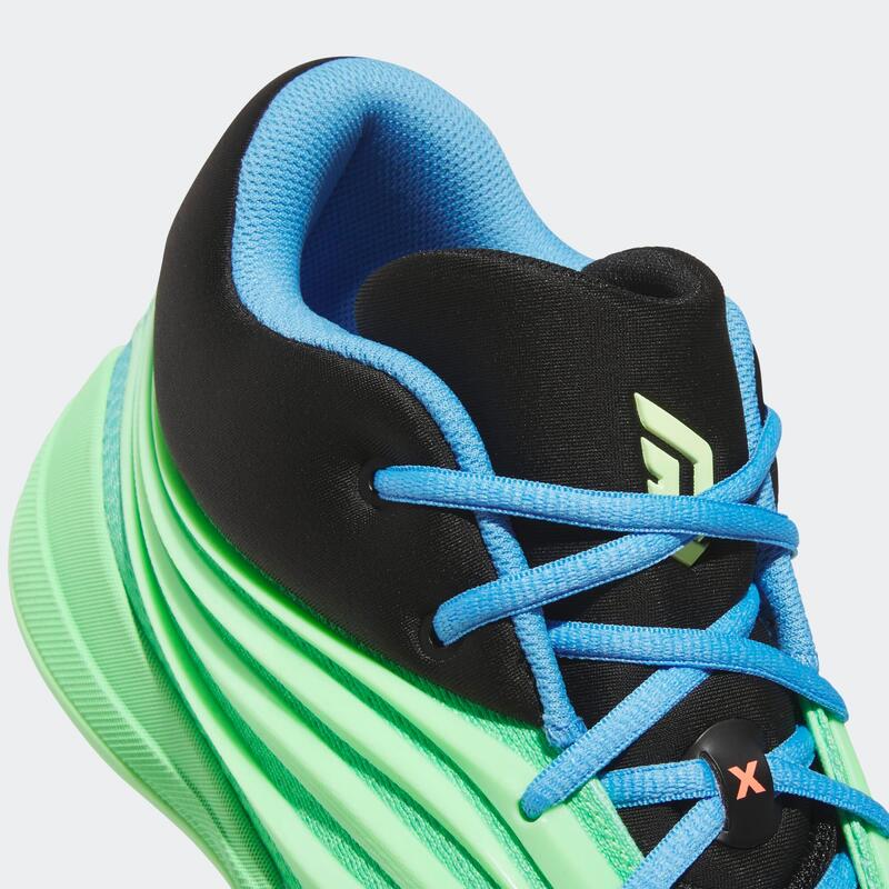 Chaussures de basketball Adulte - Adidas Dame X vert et orange ADIDAS ...