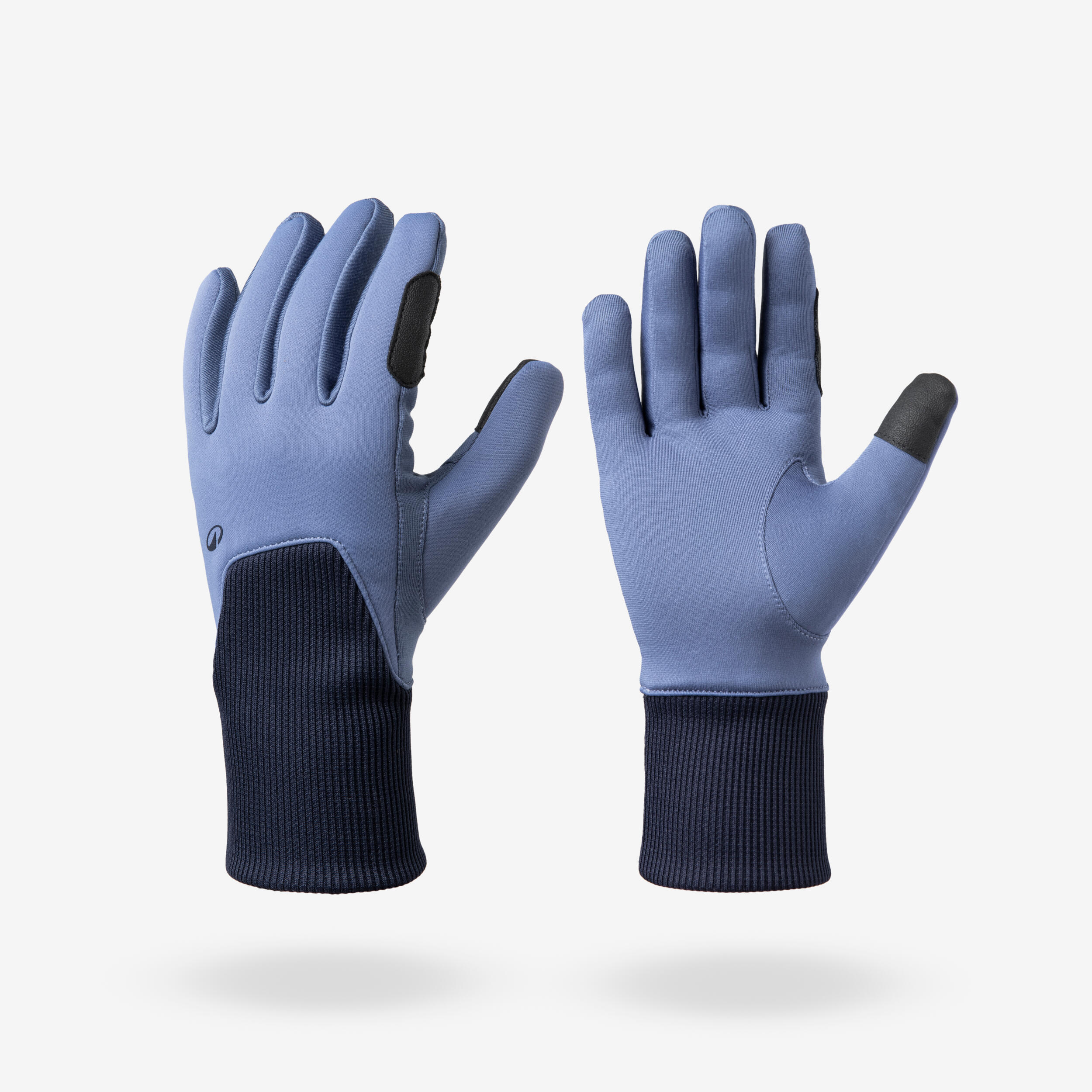 Kids' Warm Horse Riding Gloves 100 Warm - Comet Blue - Decathlon