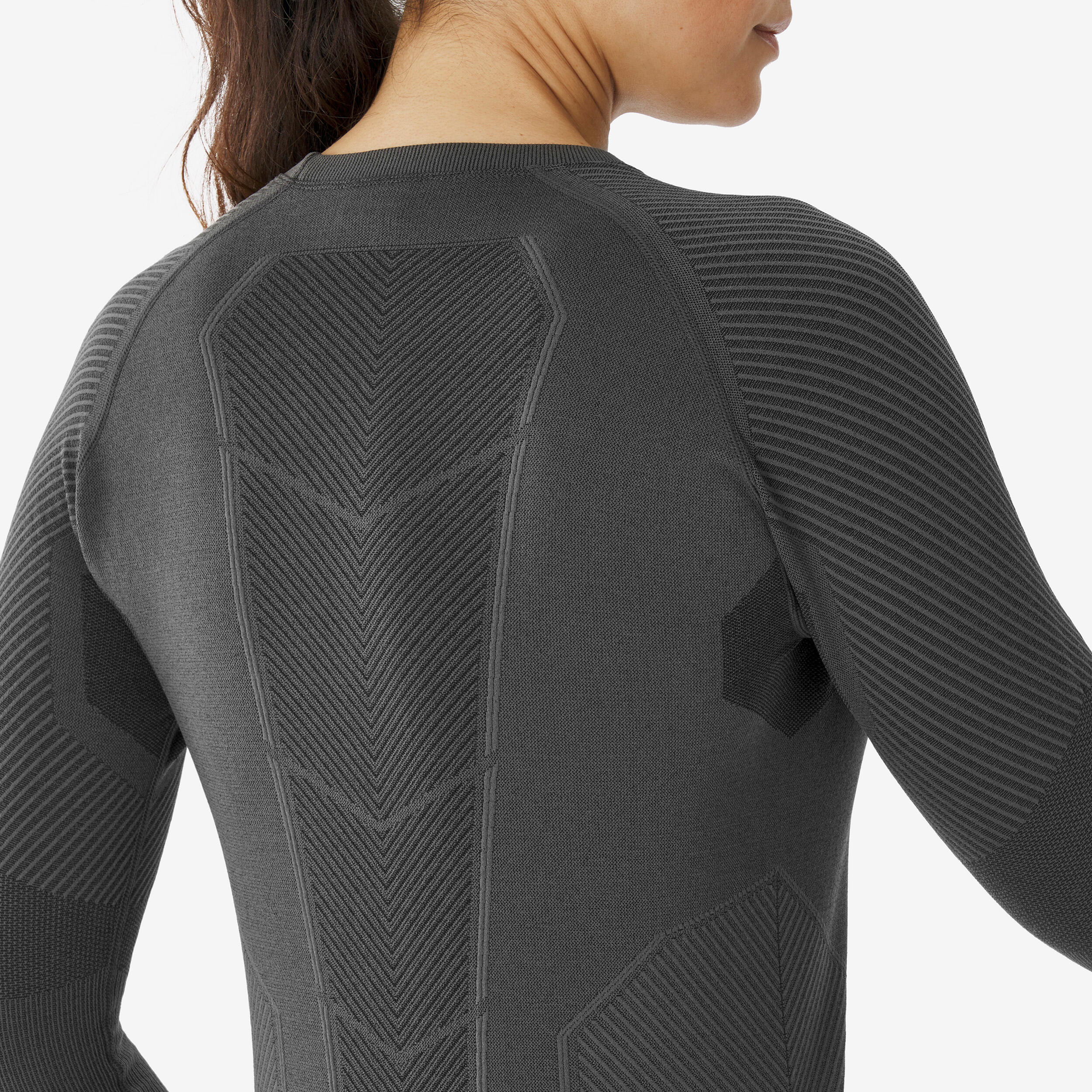 Women’s thermal and breathable base layer, BL TOP 900 Tech - Grey ...