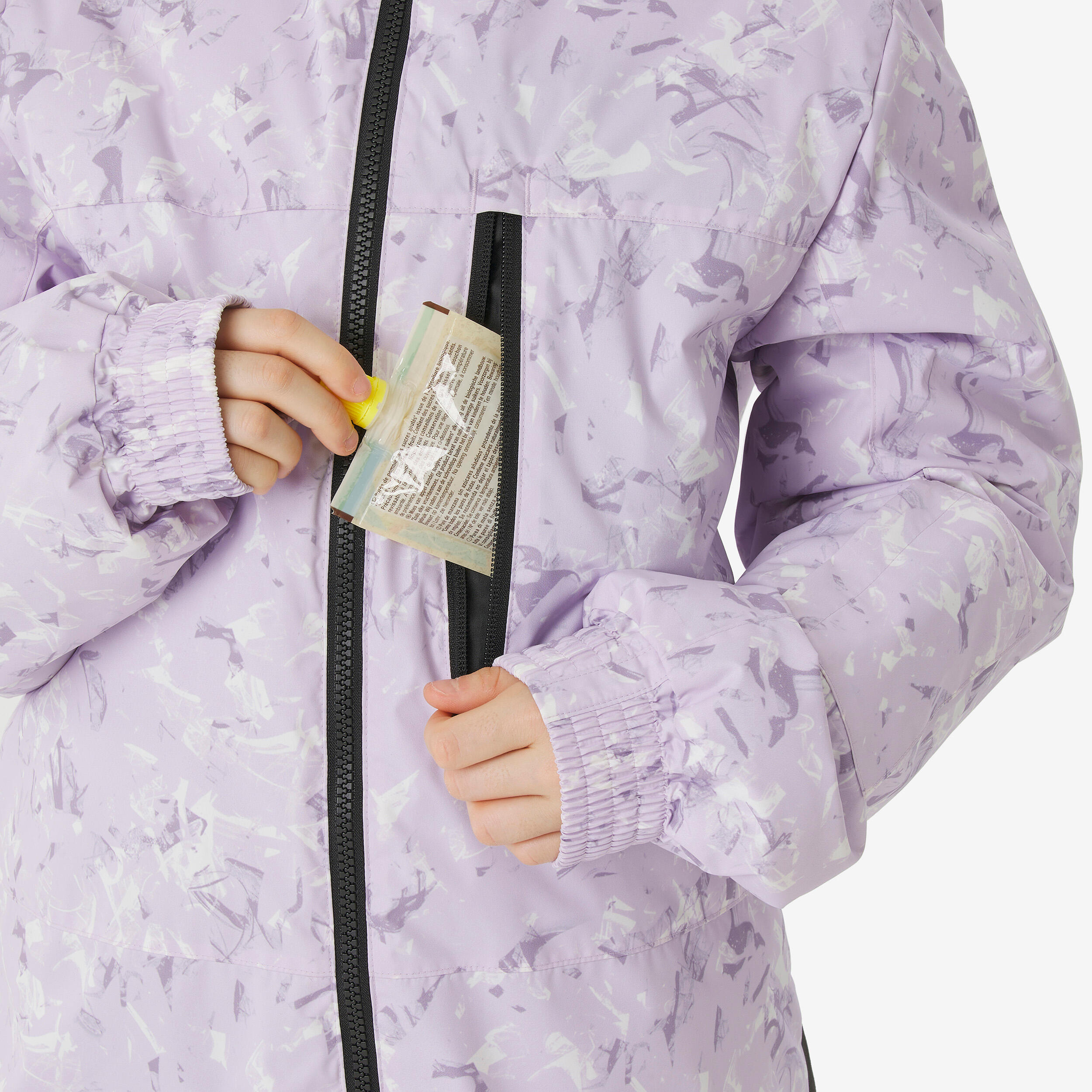 Kids’ warm ski suit, 5-13 years, SKI100 - Lilac WEDZE | Decathlon