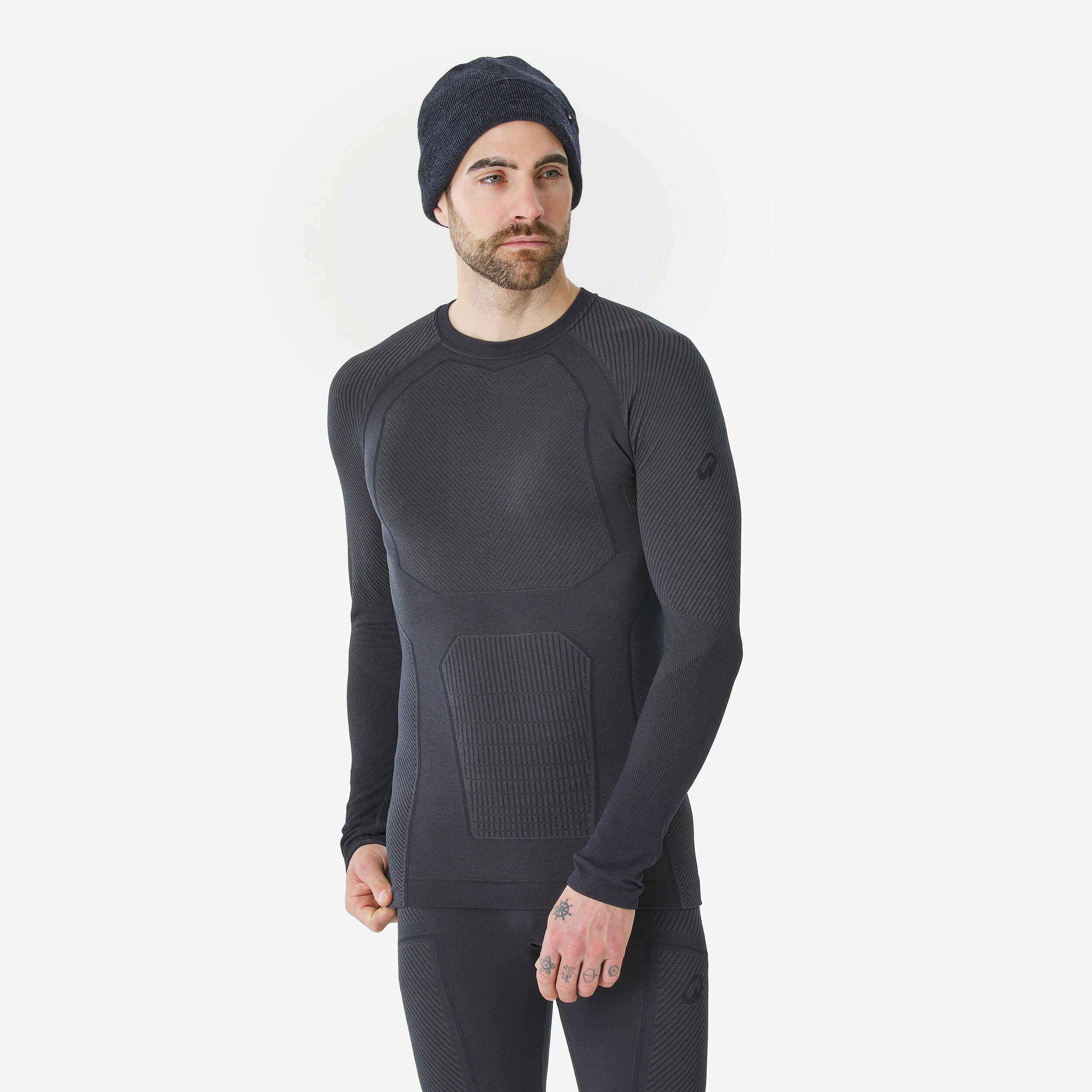 Men's thermal and breathable base layer, BL TOP 900 tech navy blue ...