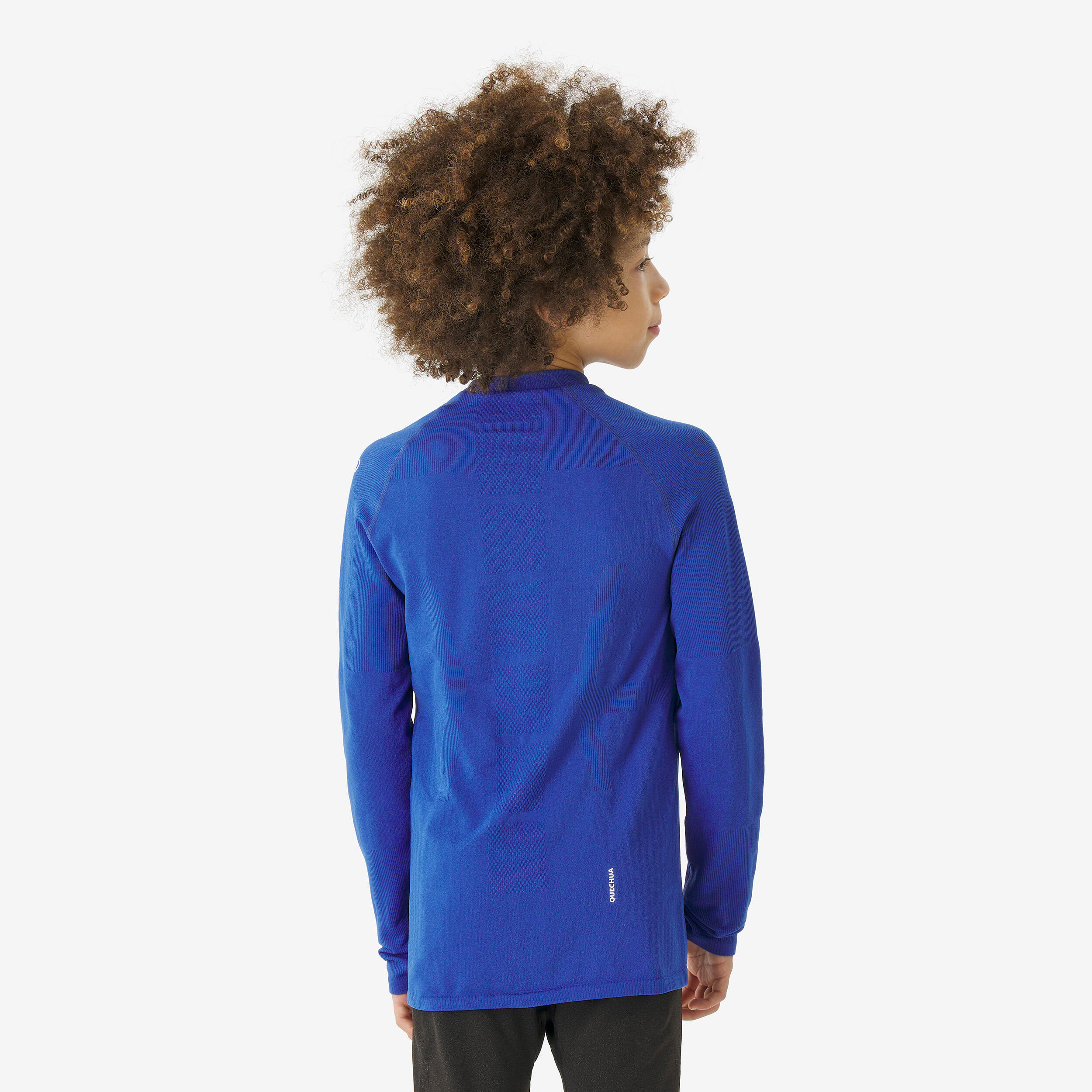 Kids’ seamless thermal base layer - BL 500 - Blue - Decathlon
