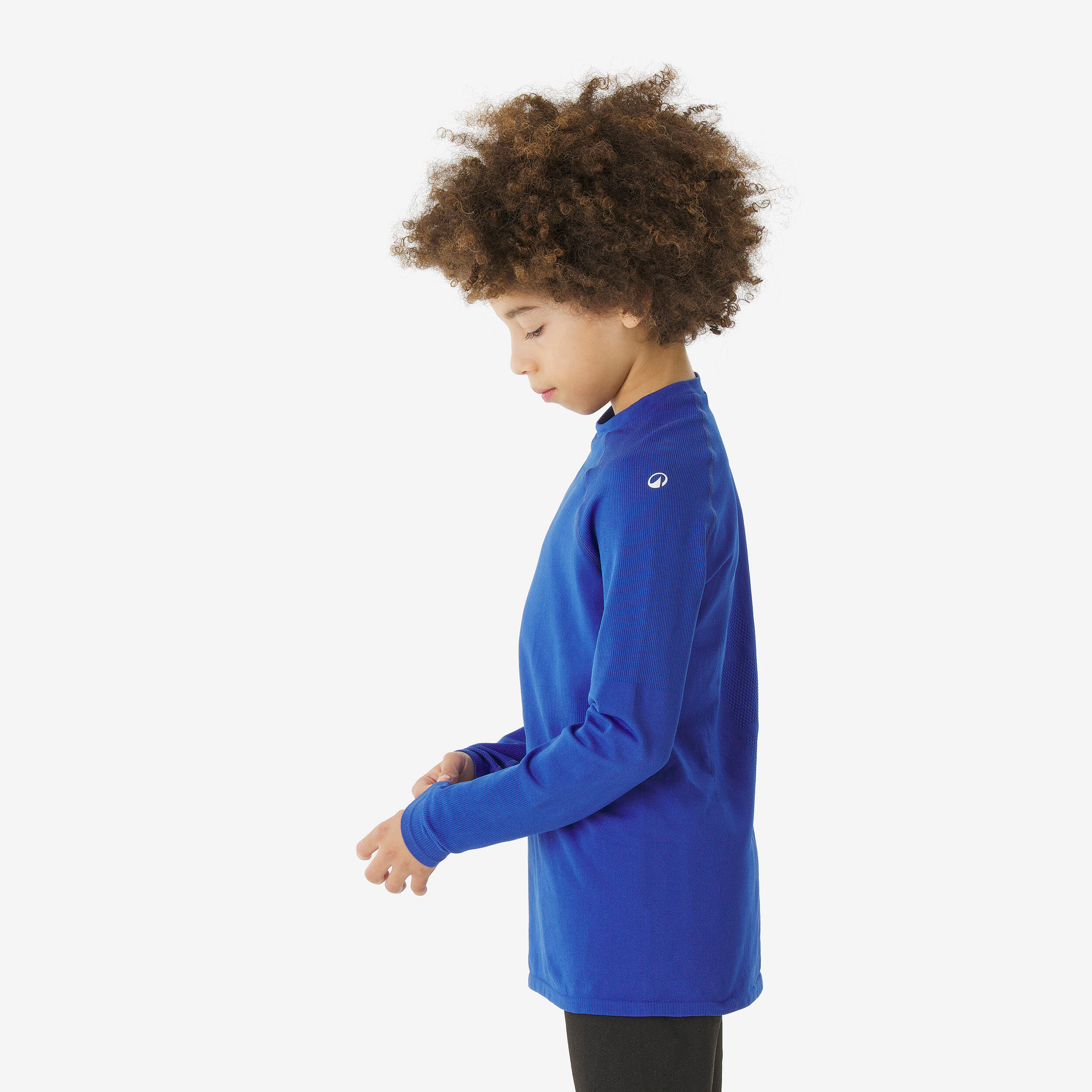 Kids’ seamless thermal base layer - BL 500 - Blue WEDZE | Decathlon