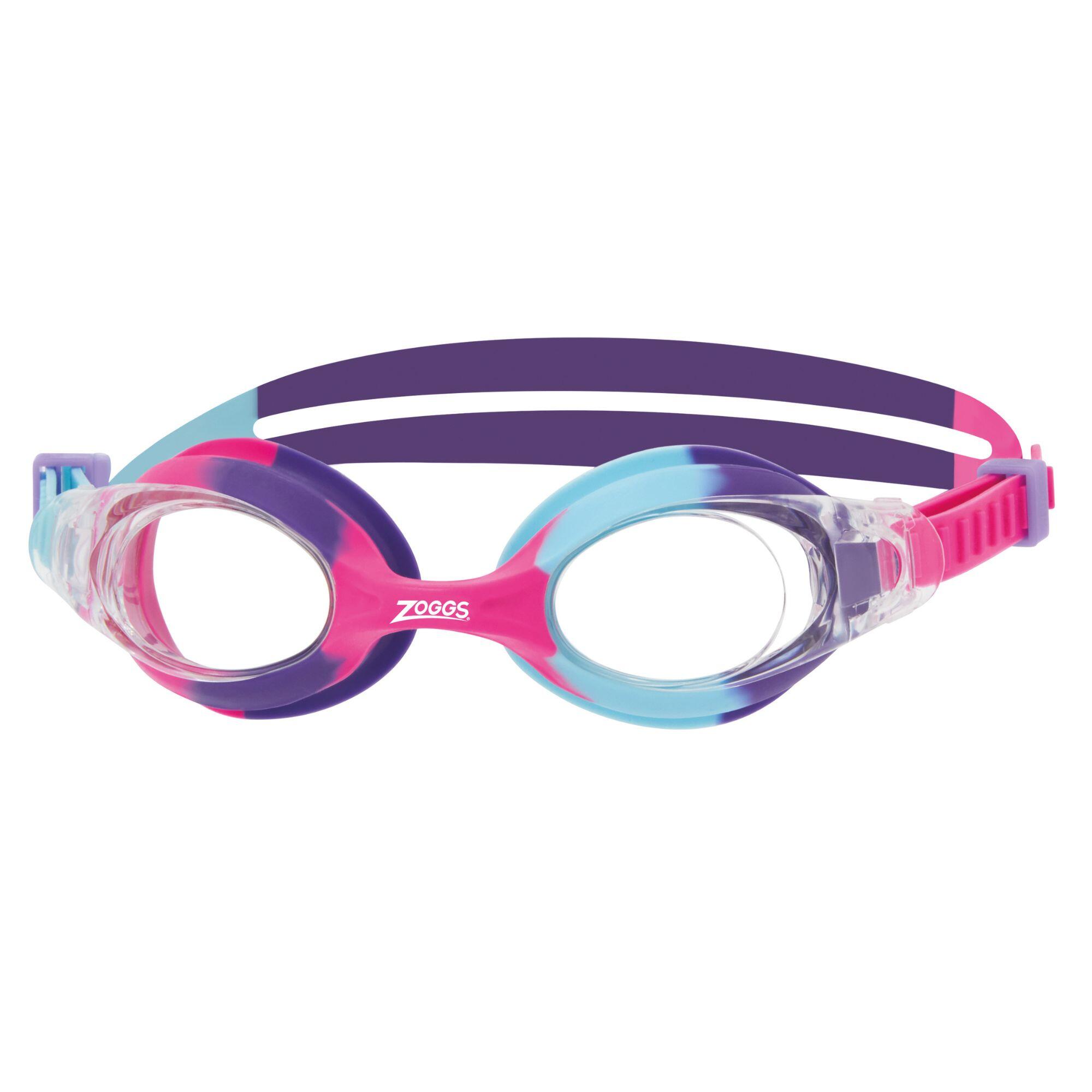 Swimming Goggles Little Bondi Aqua Purple Clear Lens Zoggs ZOGGS ...
