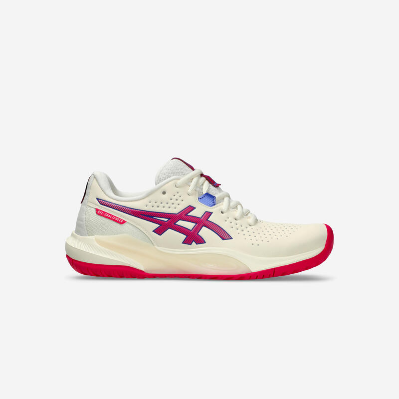 Chaussures de tennis Femme Multicourt - Asics Gel Challenger 15 Ecru Rose ASICS | Decathlon